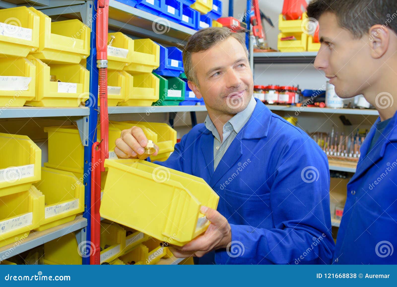 Man Taking Part from Stores Stock Photo - Image of smile, indoors ...
