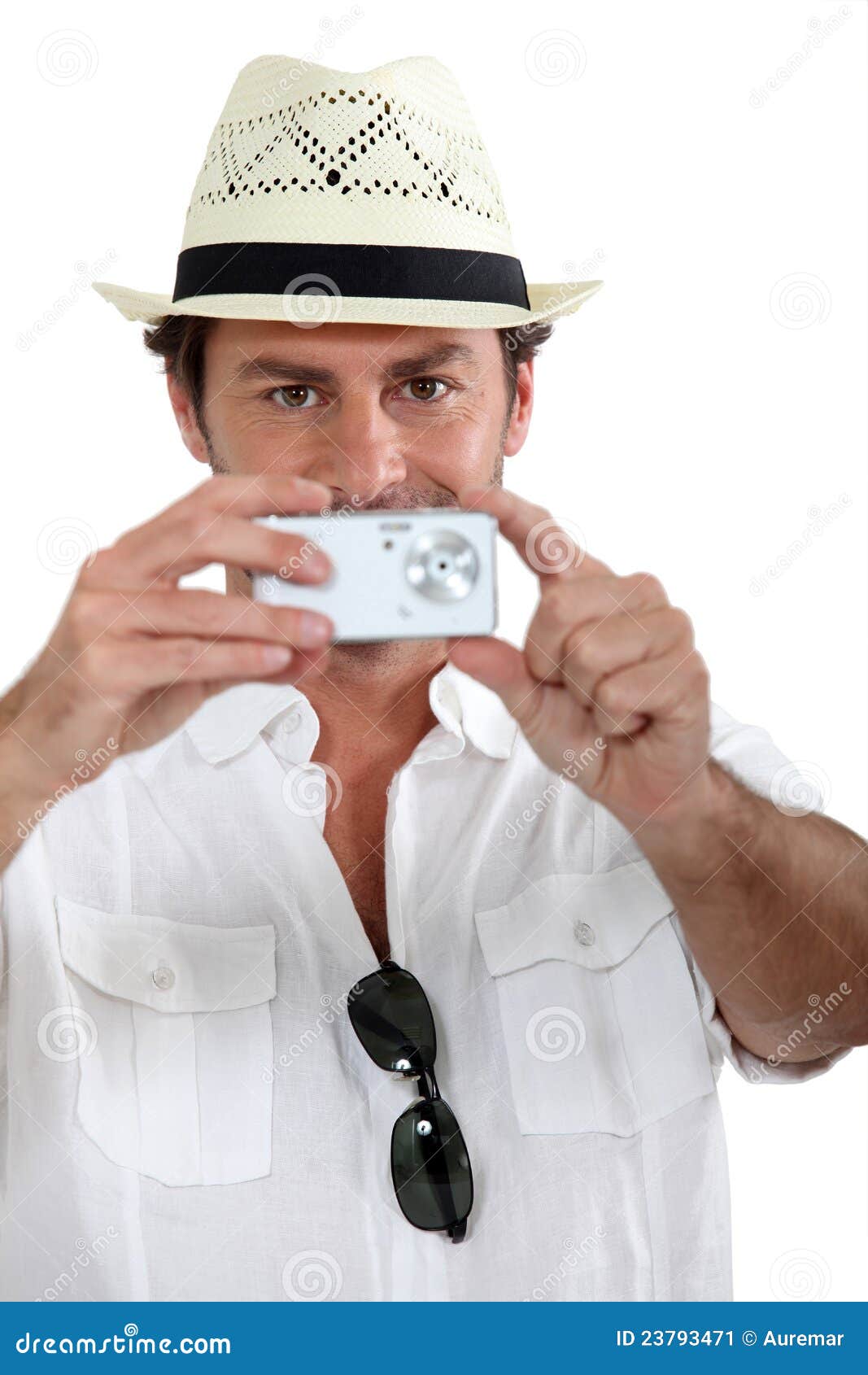 Man taking a photo stock image. Image of caucasian, front - 23793471