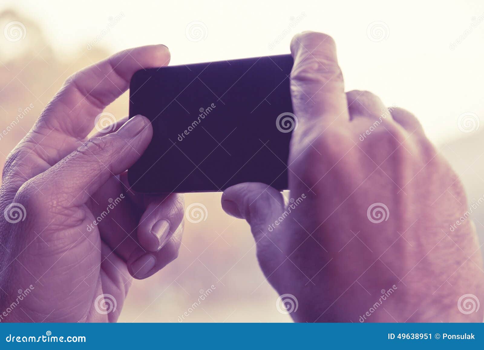 Man Taking a Photo with His Phone Stock Image - Image of close, smart ...