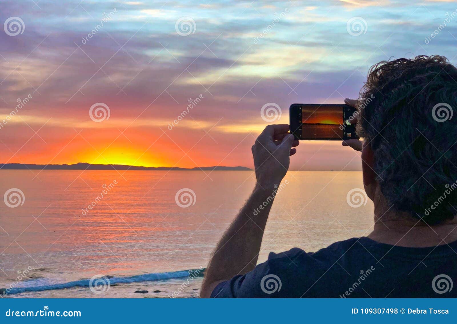 Camera man sunset stock photo. Image of taking, camera - 109307498
