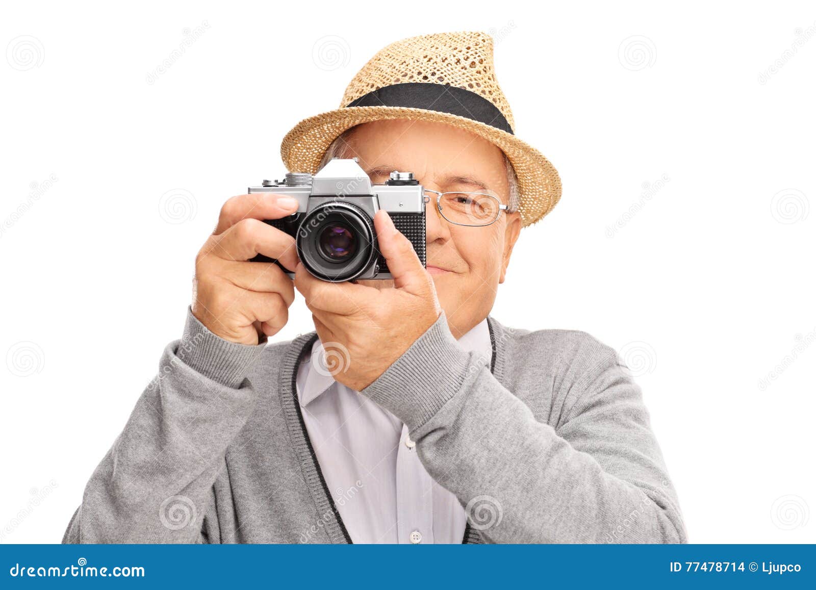 Man Taking a Picture with a Camera Stock Photo - Image of photograph ...