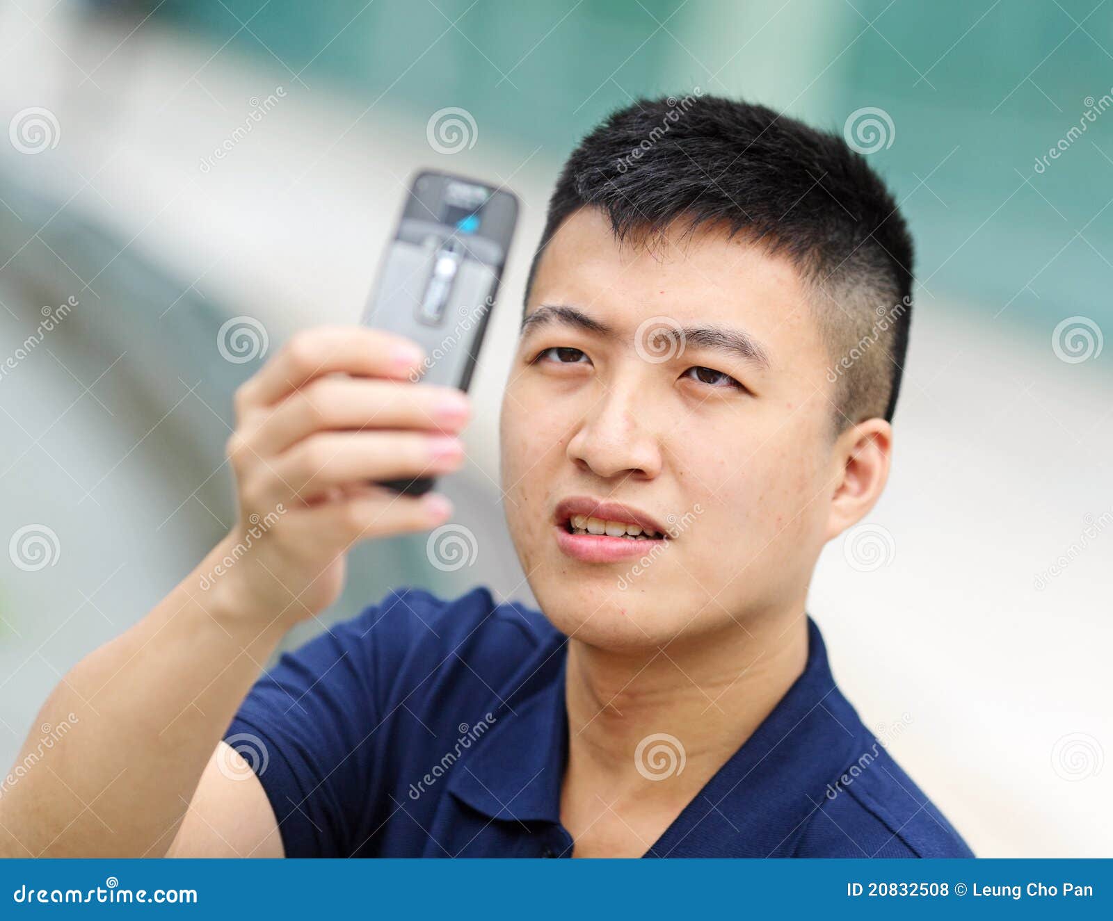 Man Taking Picture with Mobile Phone Stock Photo - Image of people ...