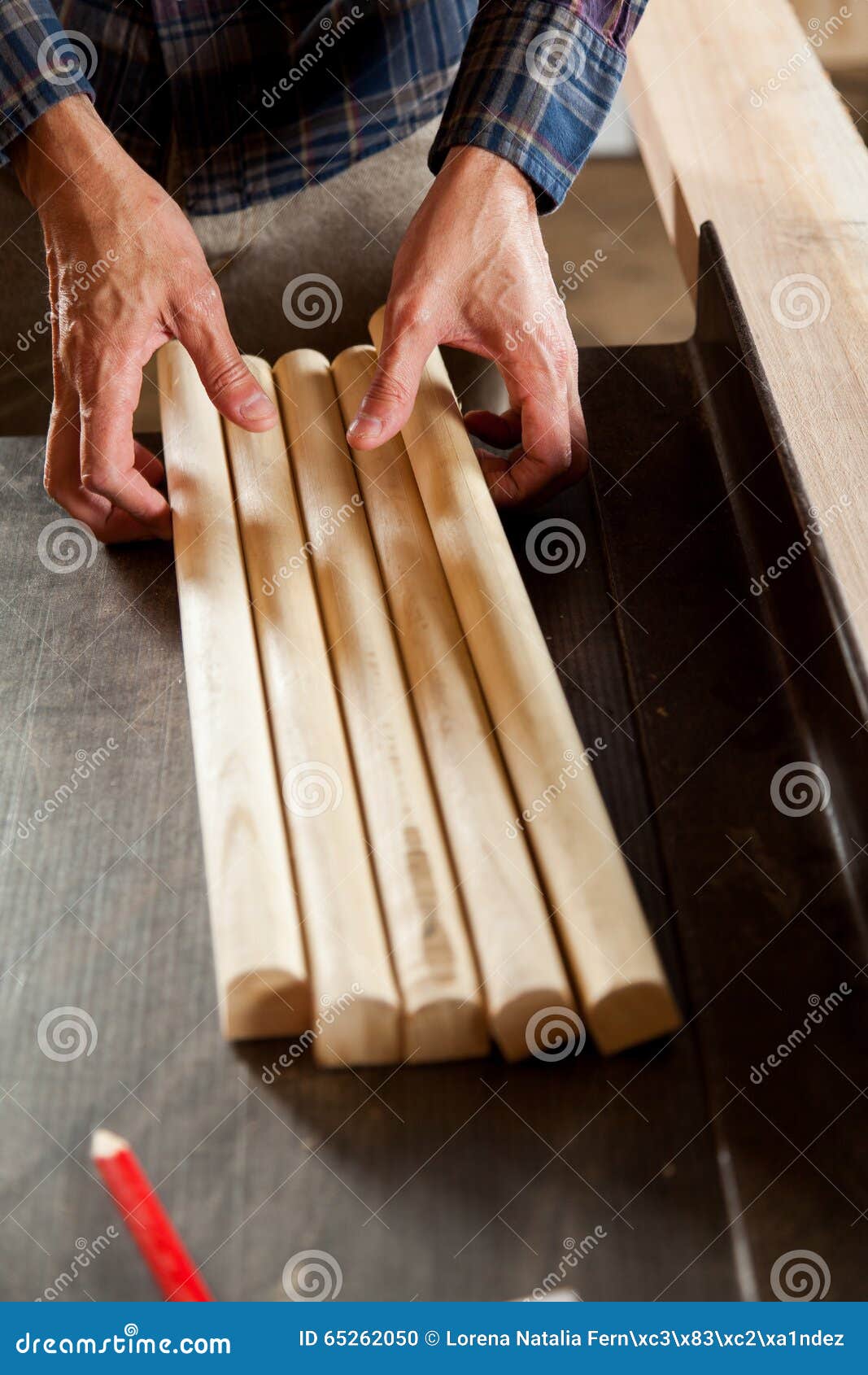 Man Taking a Pieces of Wood Stock Photo - Image of property, caucasian ...