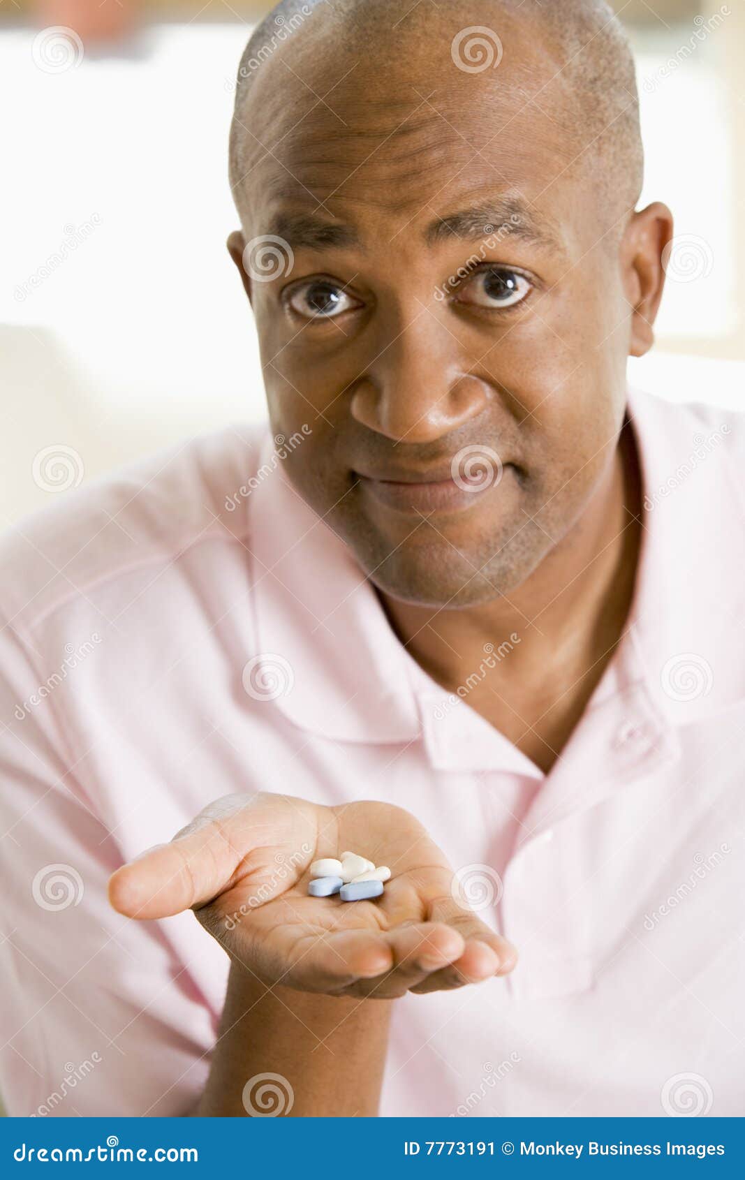Man Taking Pills stock image. Image of sickness, prescription - 7773191