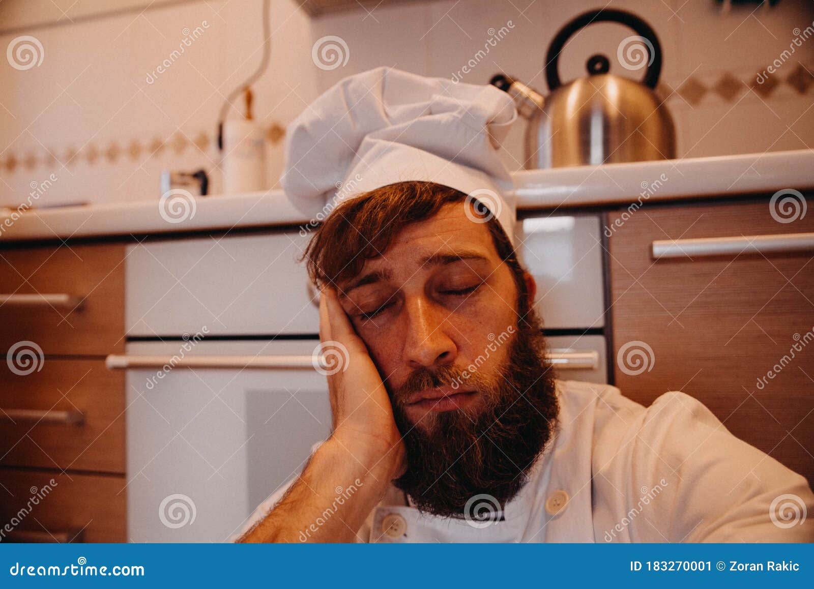 Man Taking Selfie in the Kitchen Stock Image - Image of indoors, house ...