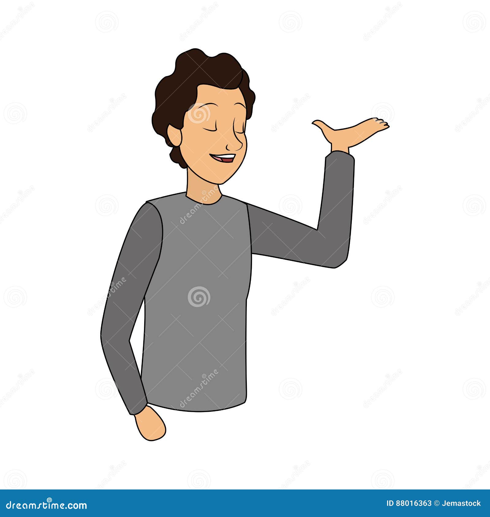 Man talking icon image stock illustration. Illustration of clipart ...