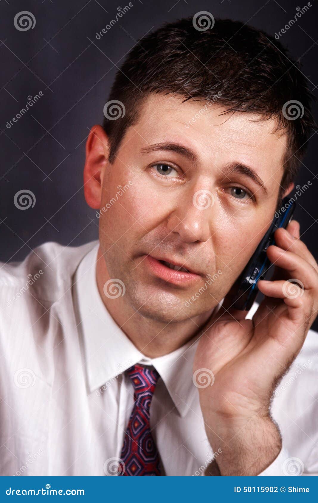 Man talking on mobile stock photo. Image of young, cell - 50115902