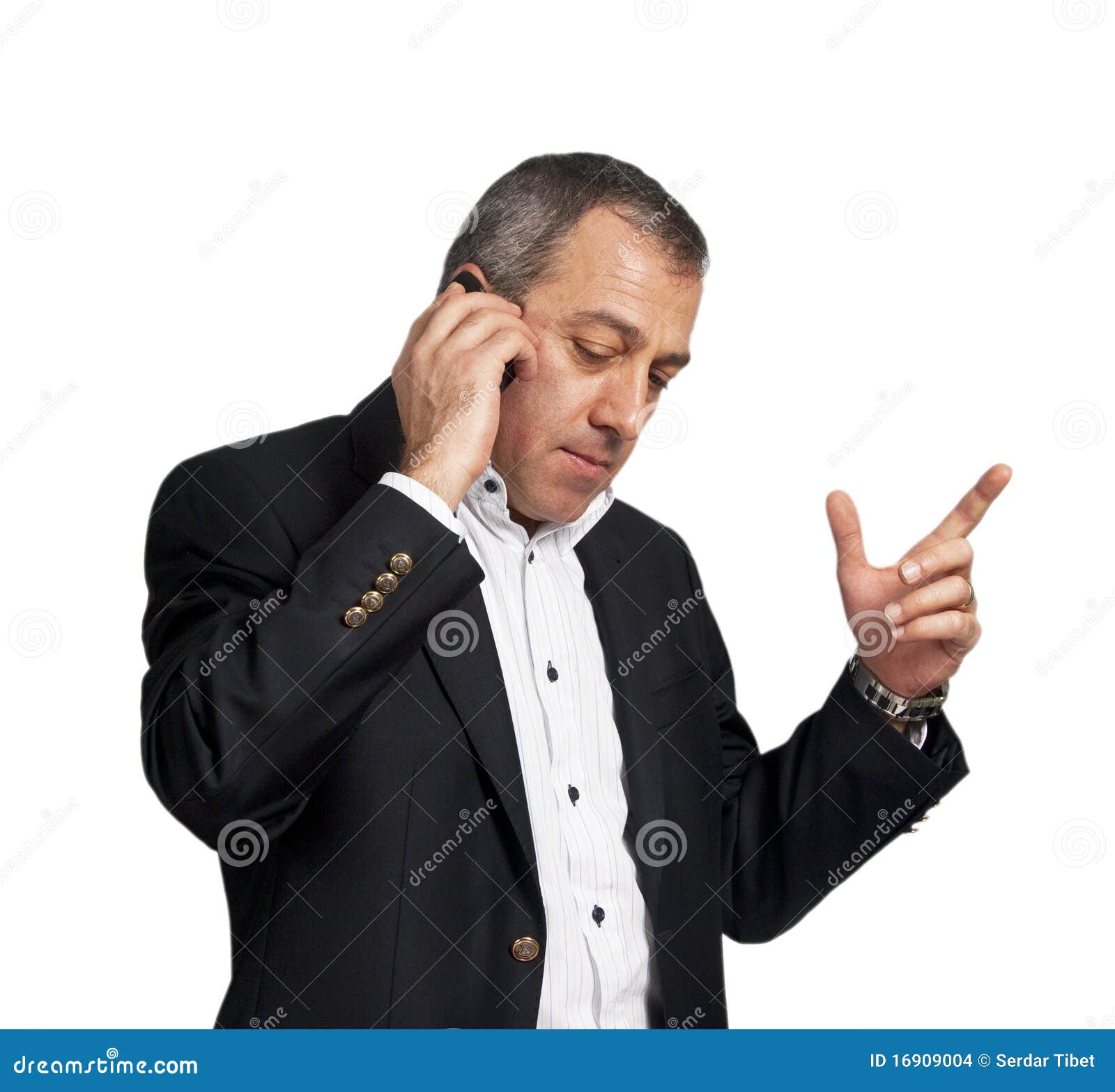 Man talking on the phone stock photo. Image of cellular - 16909004