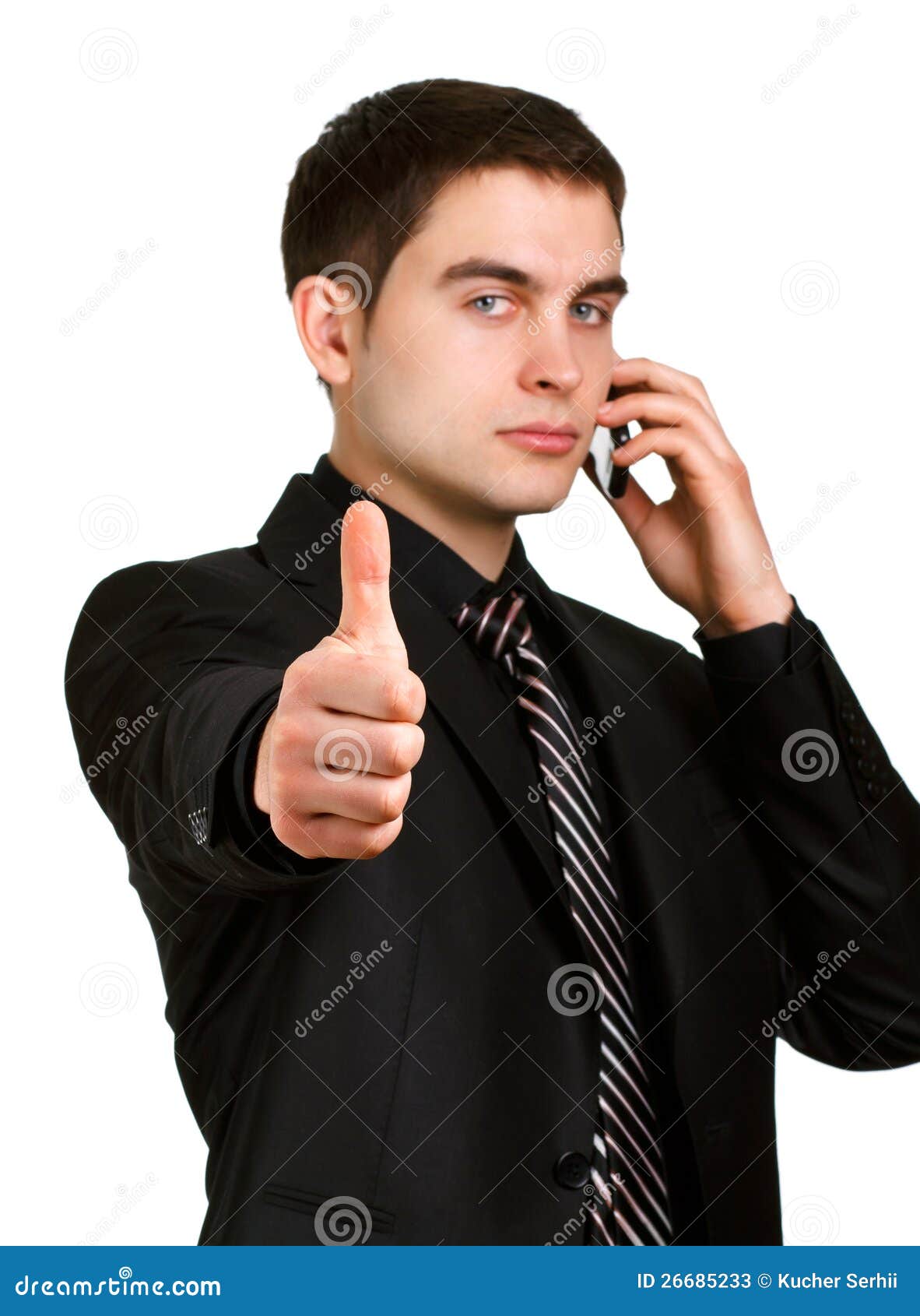 Man talking on phone stock image. Image of modern, person - 26685233