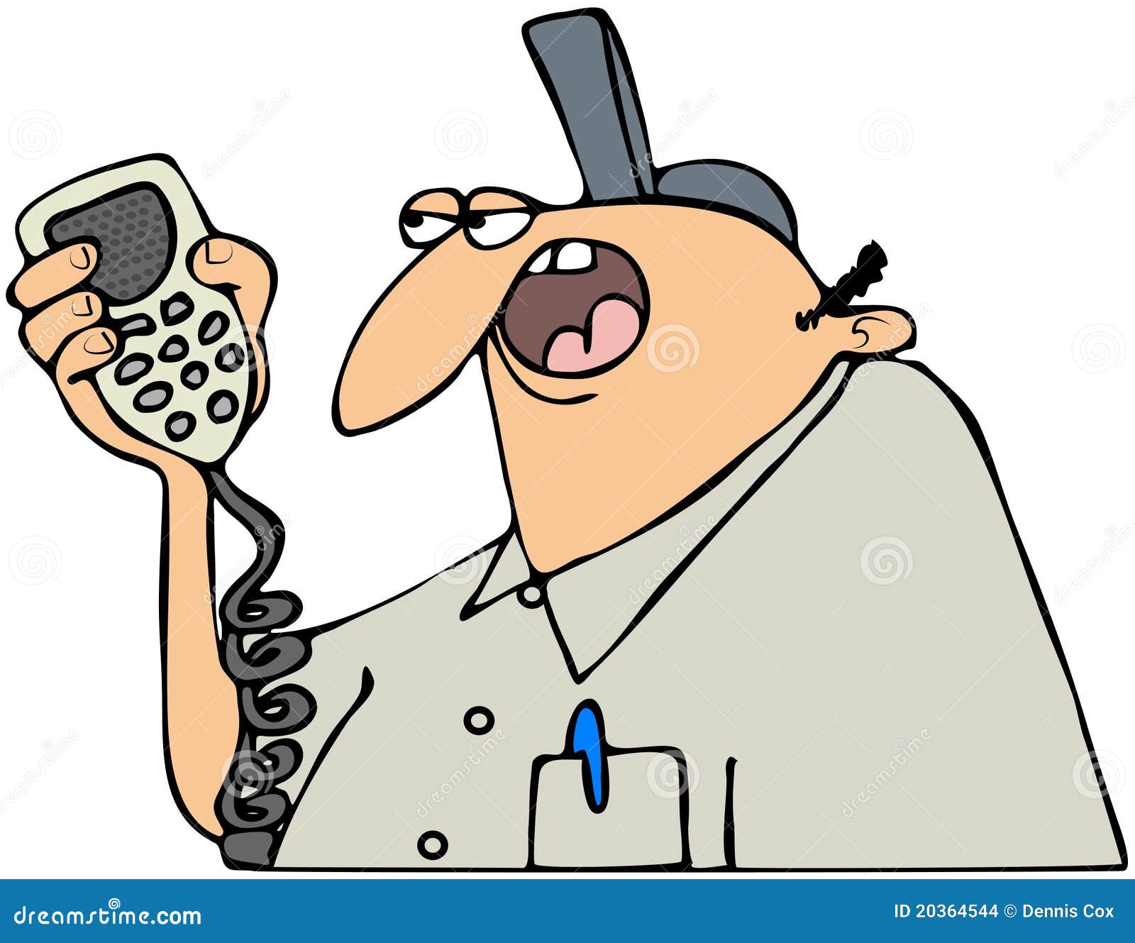 Man Talking On A Radio Stock Images - Image: 20364544