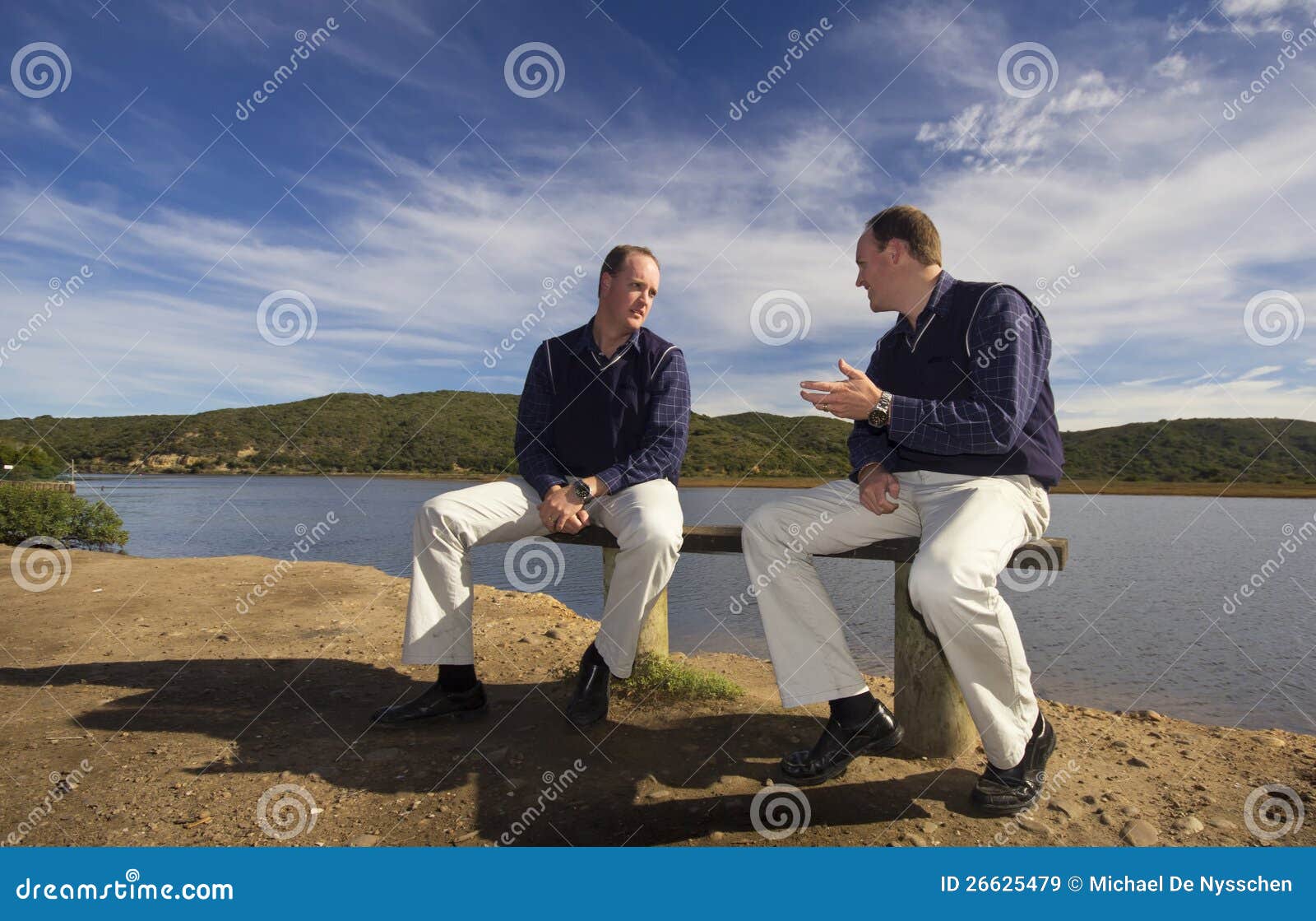 Man Talking To Himself Outdoors Stock Image - Image of crazy, male ...