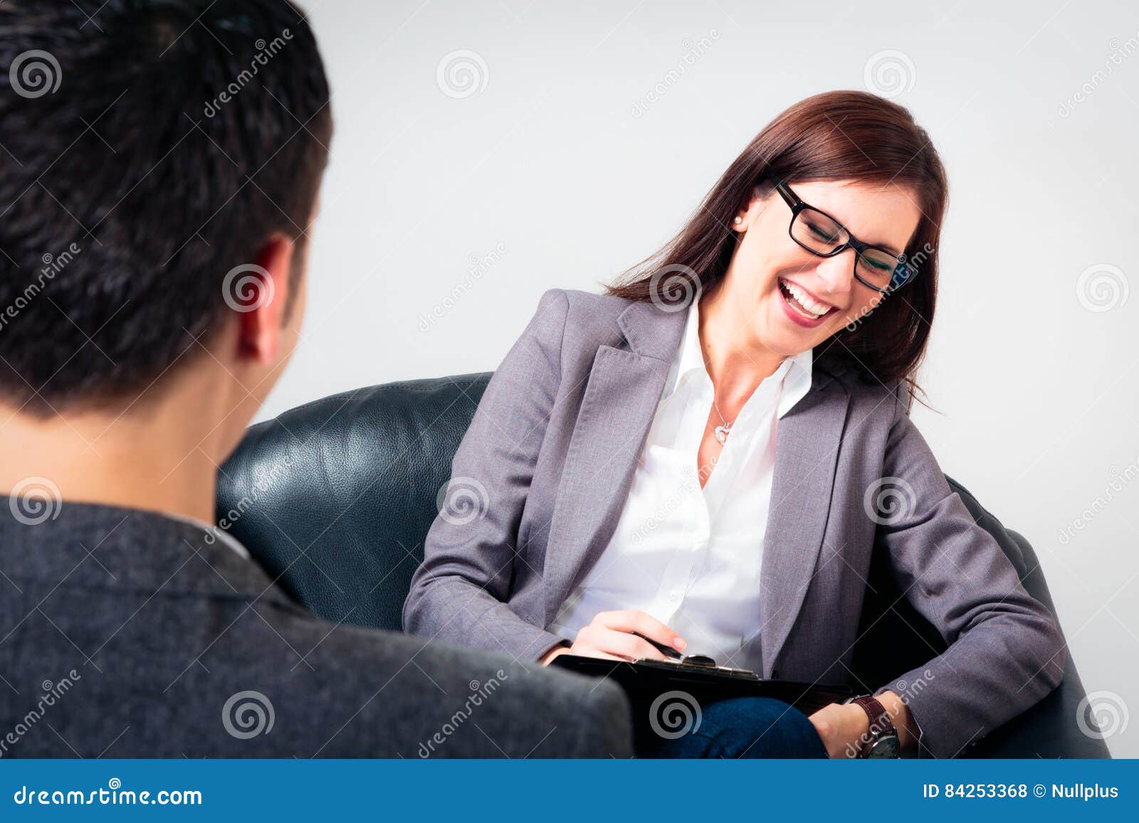 Man Talking To His Psychologist Stock Photo - Image of counsel, health ...