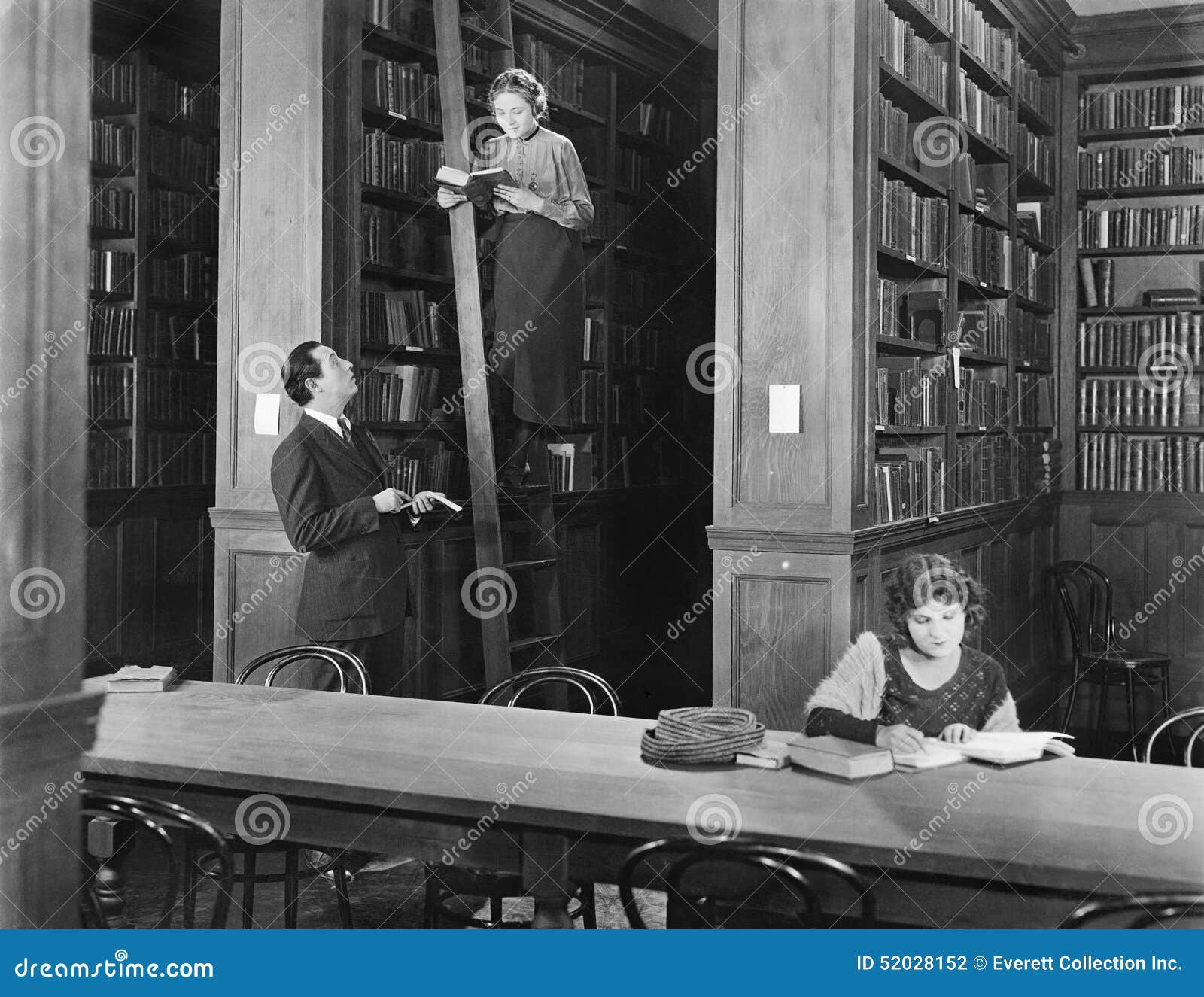 Ladder & Library Stock Image | CartoonDealer.com #10069