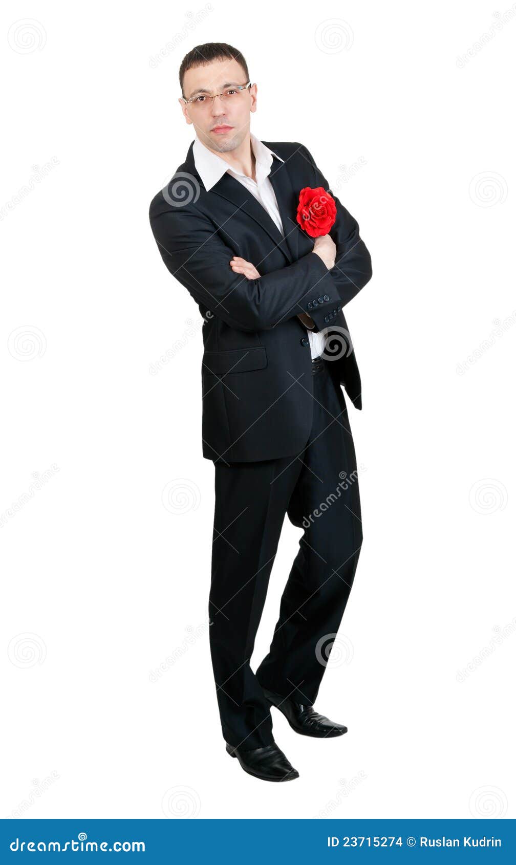 A Man with a Tango Dancer in Red Fabric Flower Stock Photo - Image of ...