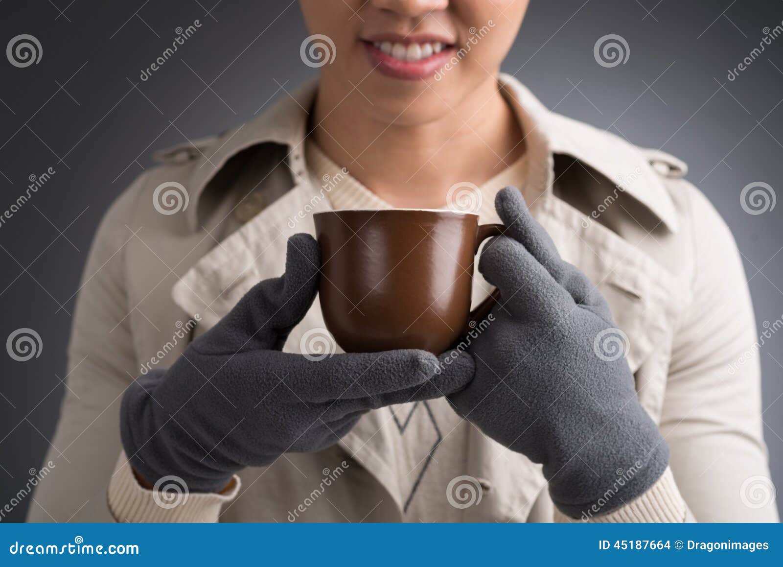 Man with a tea cup stock photo. Image of accessory, holding - 45187664