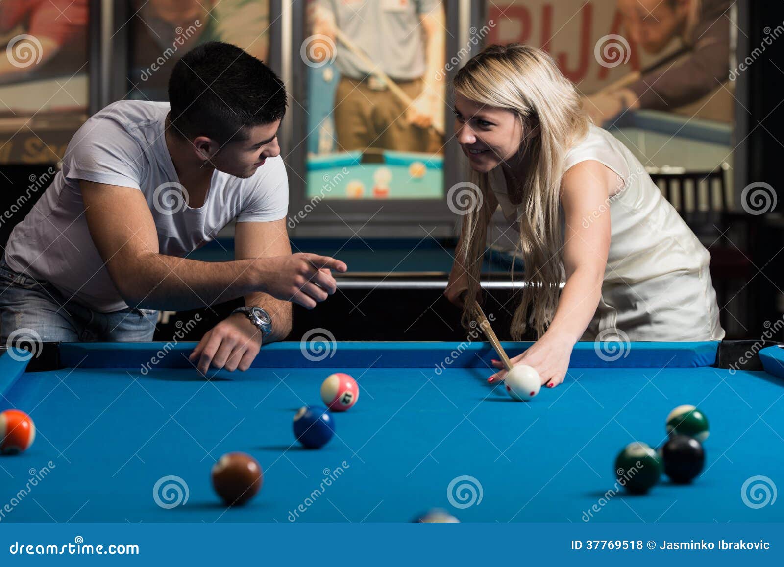 Teaching To Play Pool