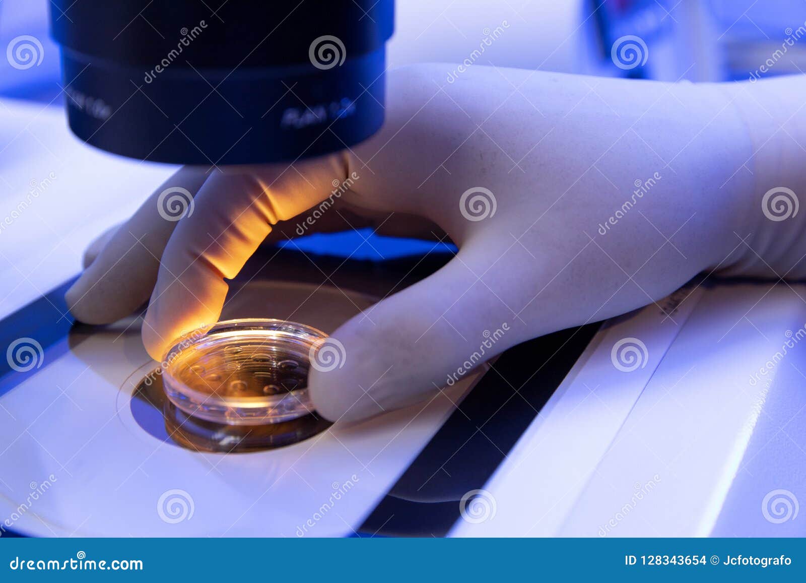 Man Technician Working with Laboratory Equipment Stock Photo - Image of ...