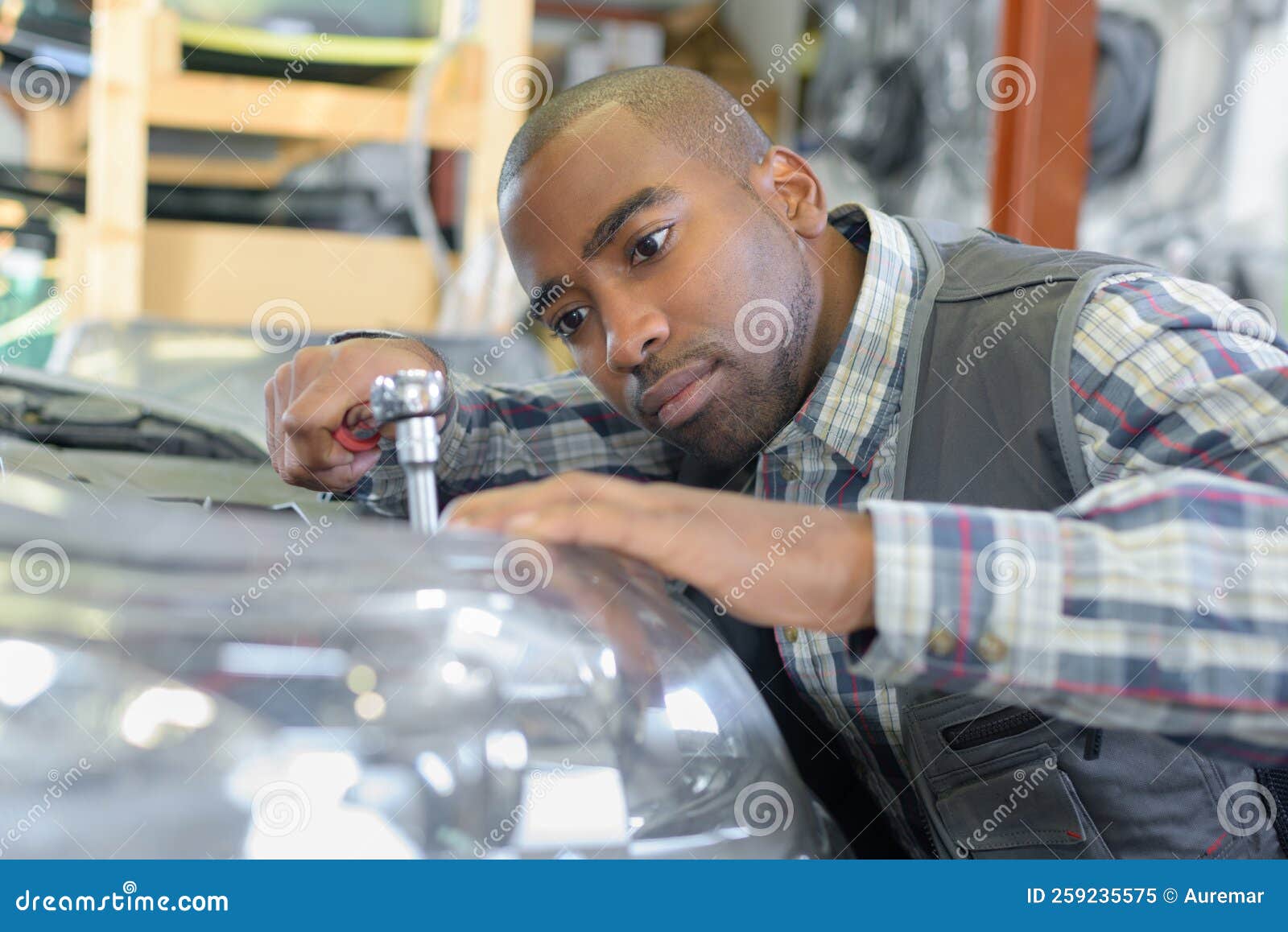 Man technician working stock image. Image of manual - 259235575