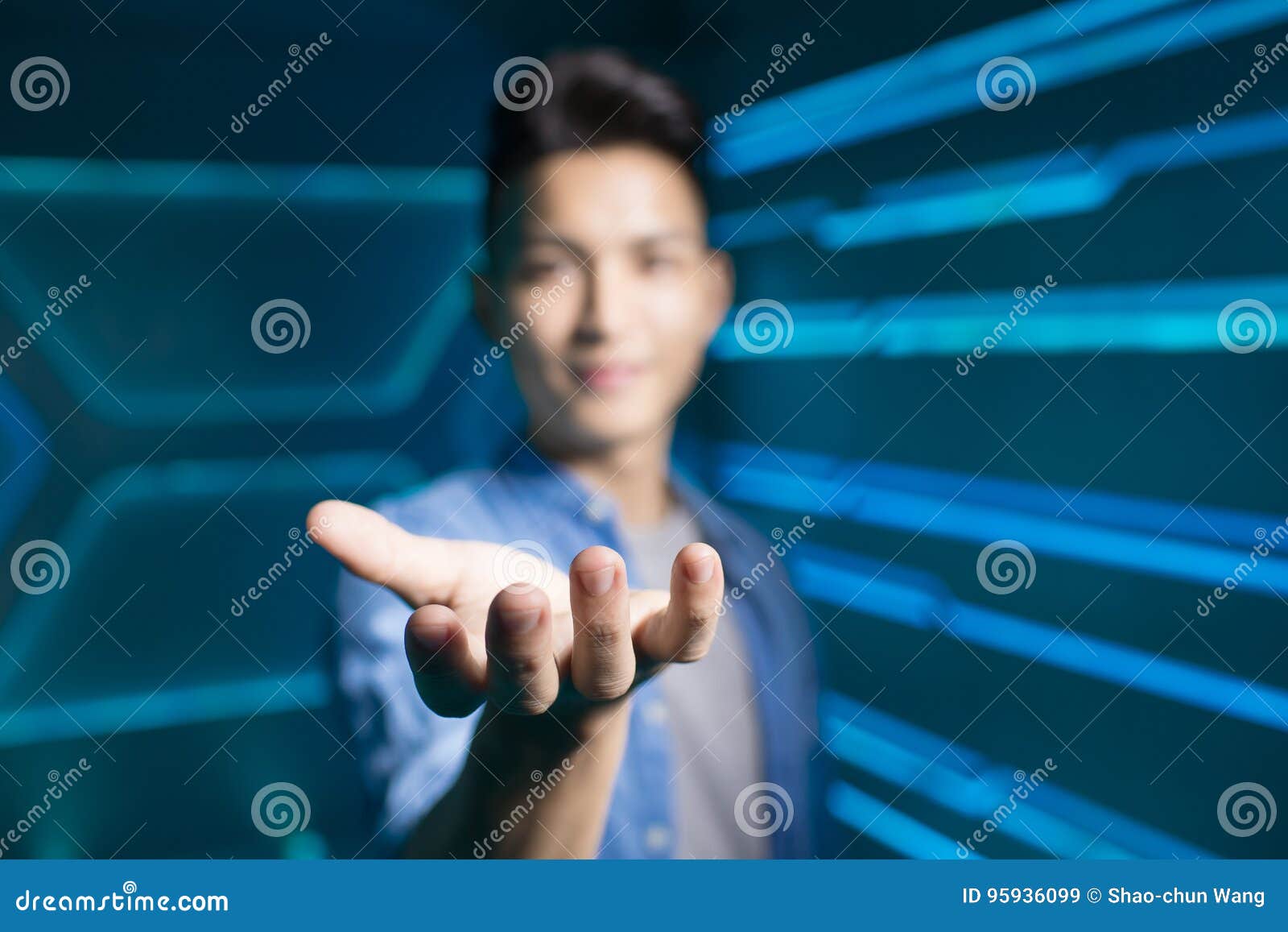 Man on Technology Background Stock Image - Image of equipment, people ...