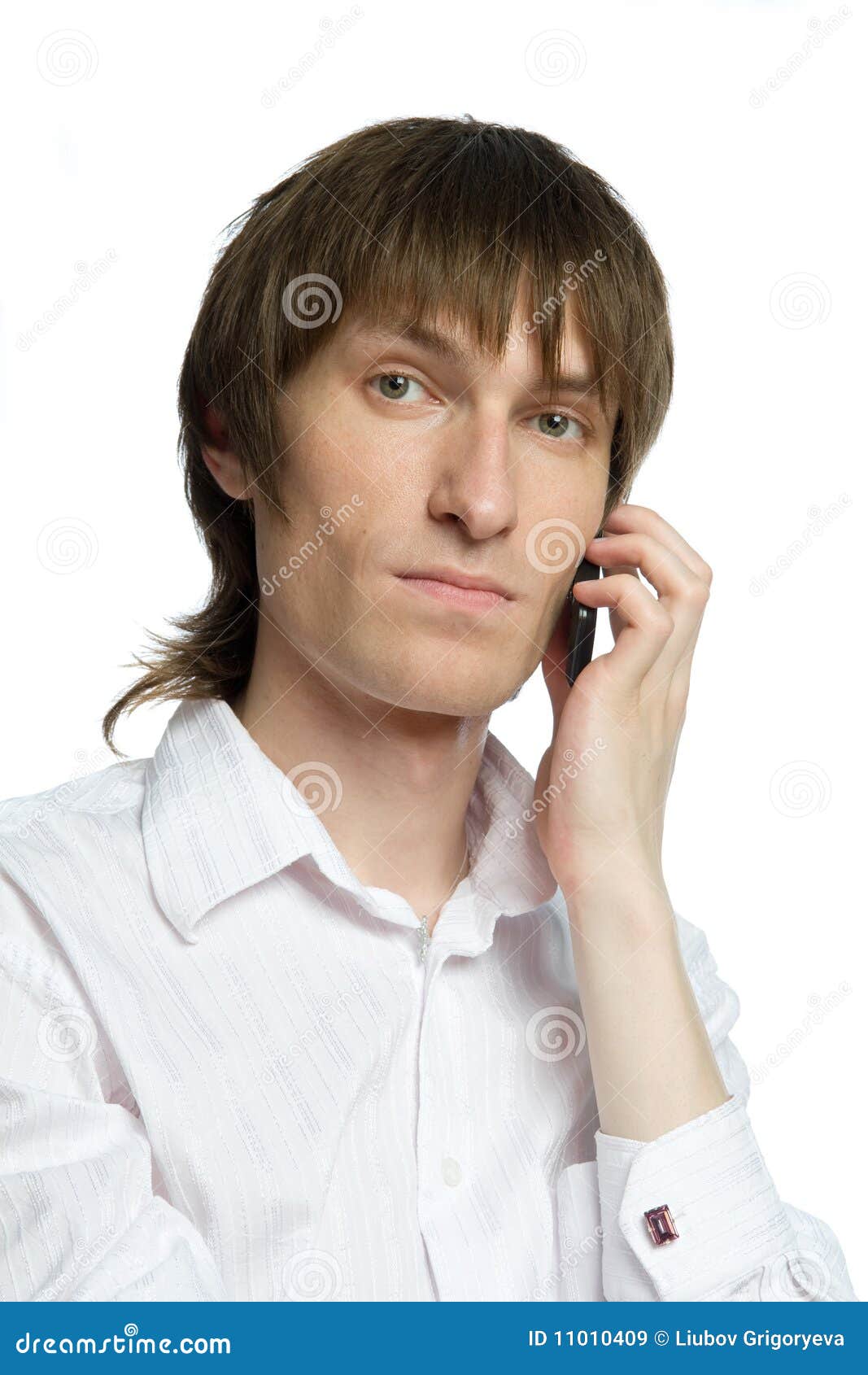 The man with telephone stock image. Image of person, busy - 11010409