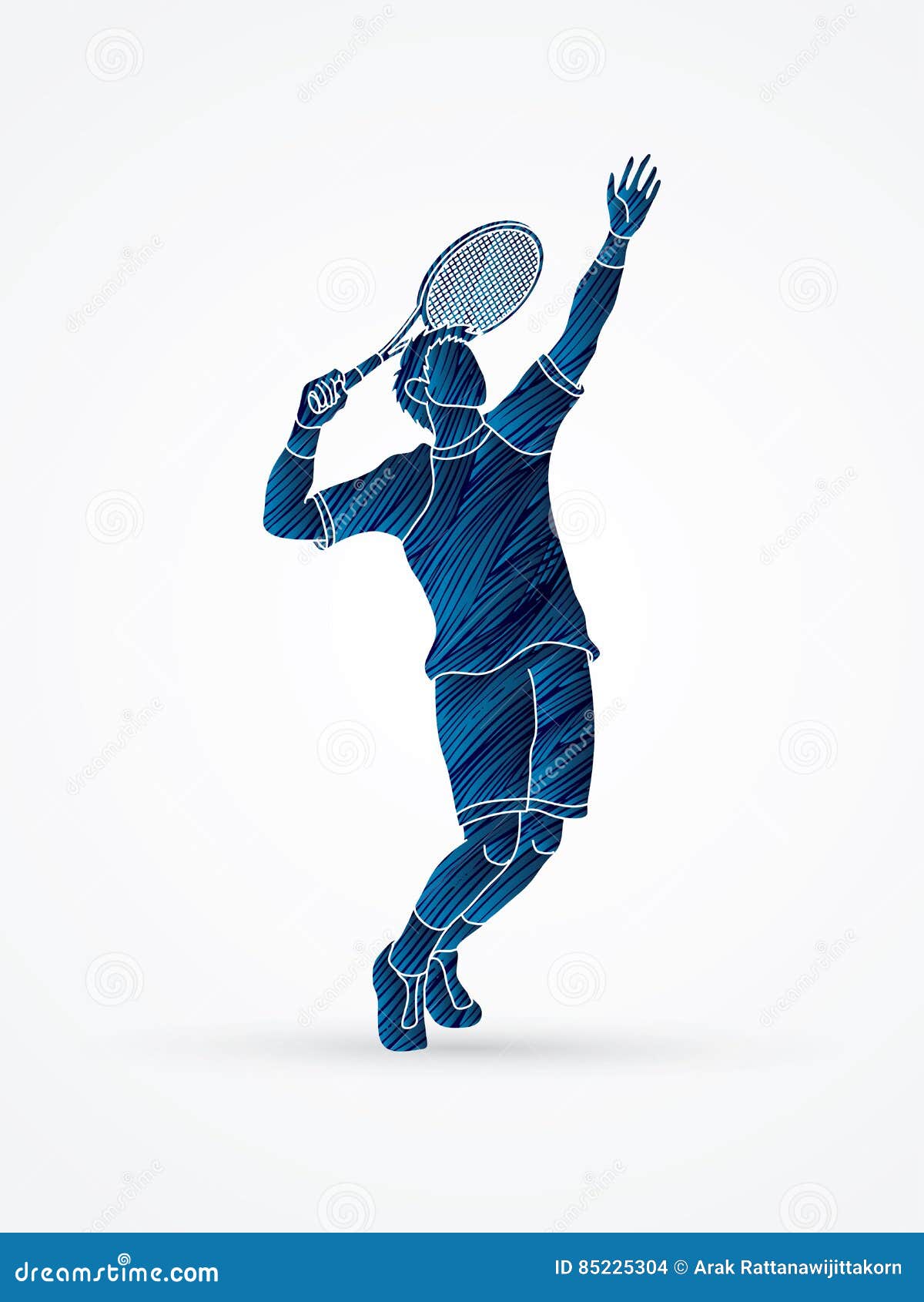 Man tennis player serve stock vector. Illustration of grunge - 85225304 Man tennis player serve stock vector. Illustration of grunge - 85225304