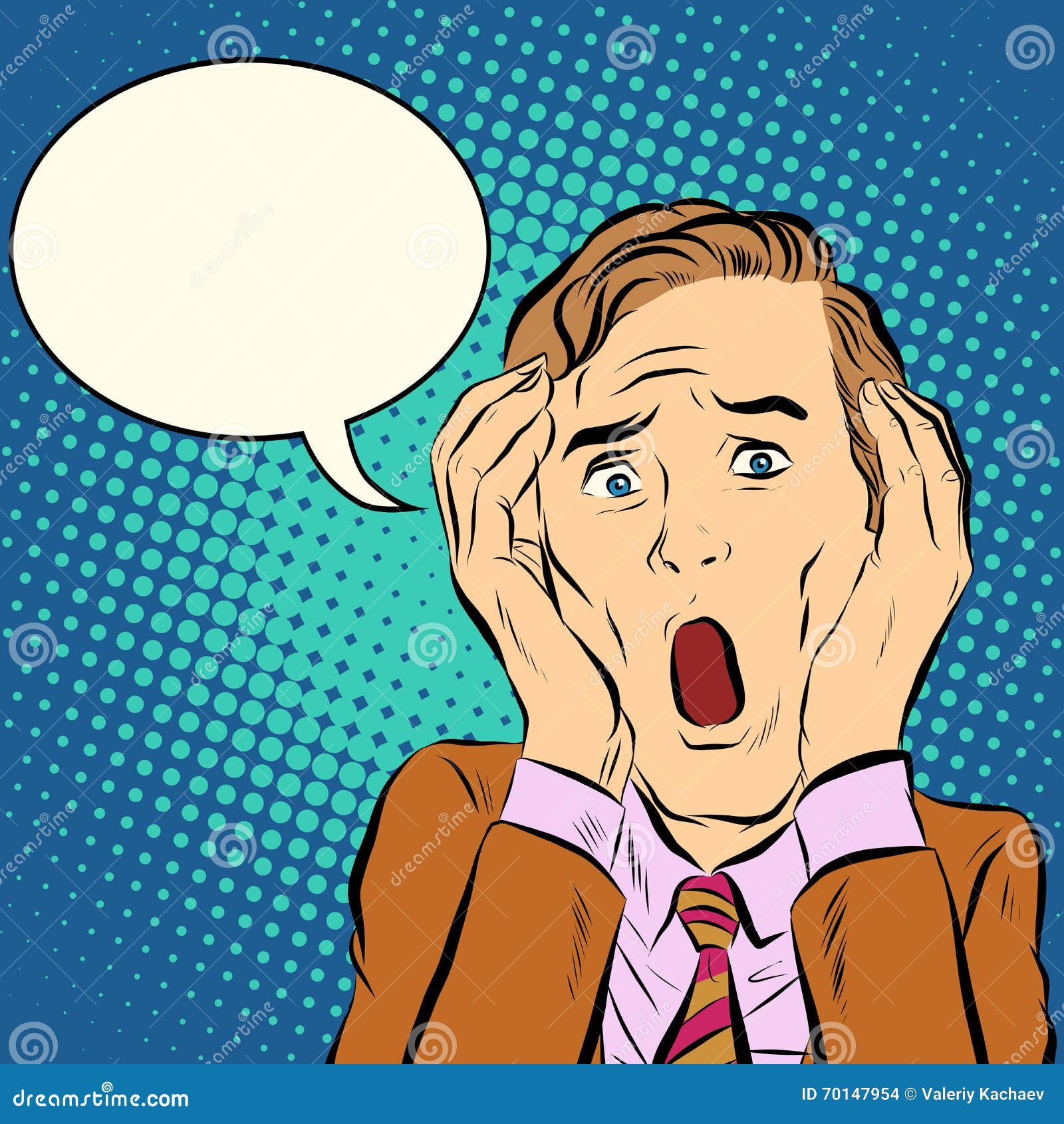 People Scream Vector