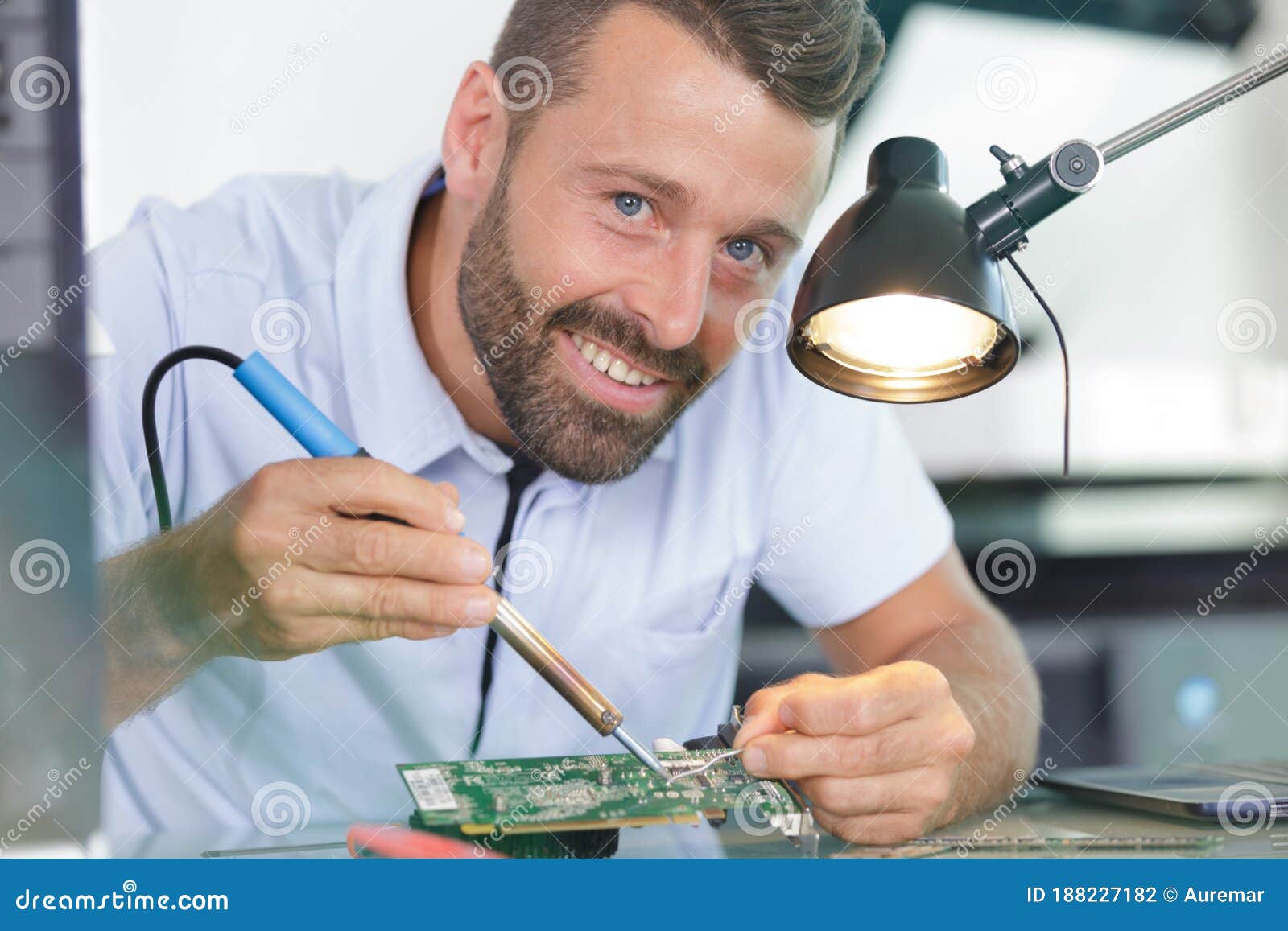 Testing Circuit With Digital Multimeter Royalty-Free Stock Photo ...