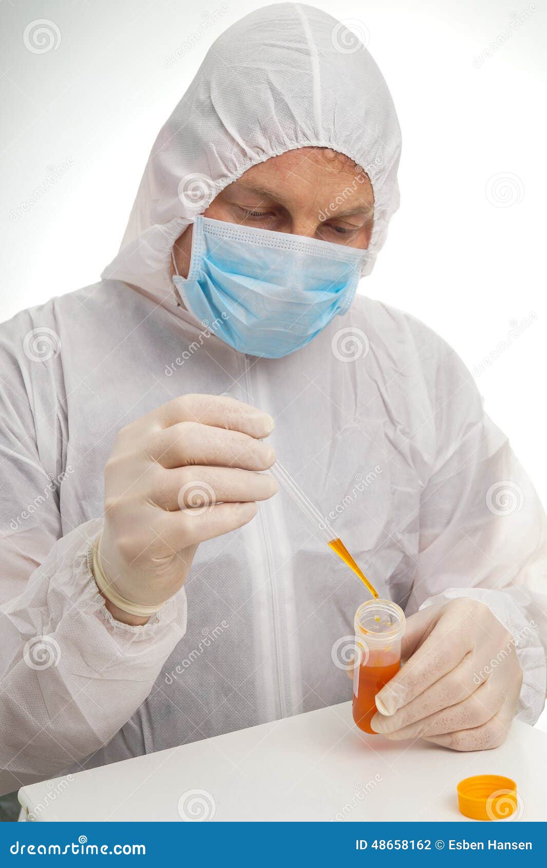 Man testing lab sample stock photo. Image of quality - 48658162