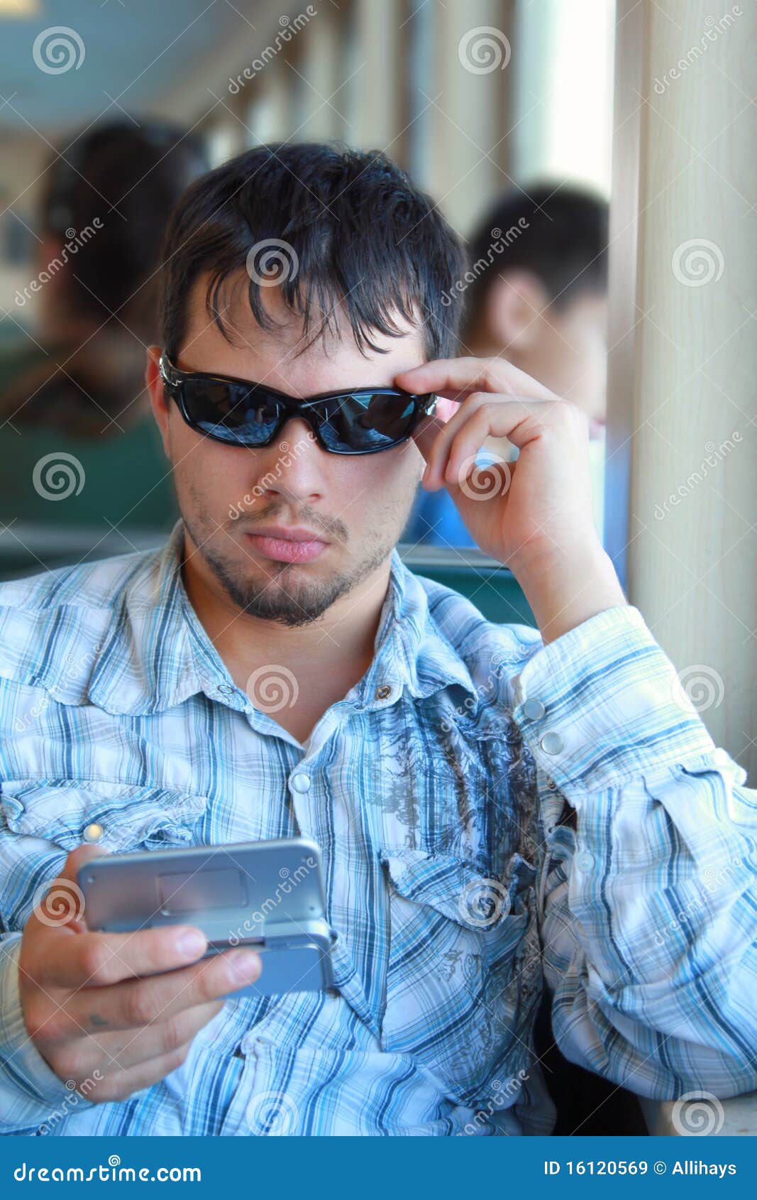 Man Texting stock image. Image of read, ride, text, cell - 16120569