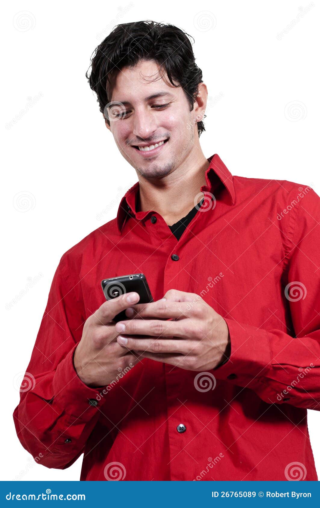 Man Texting stock image. Image of style, telecomm, person - 26765089