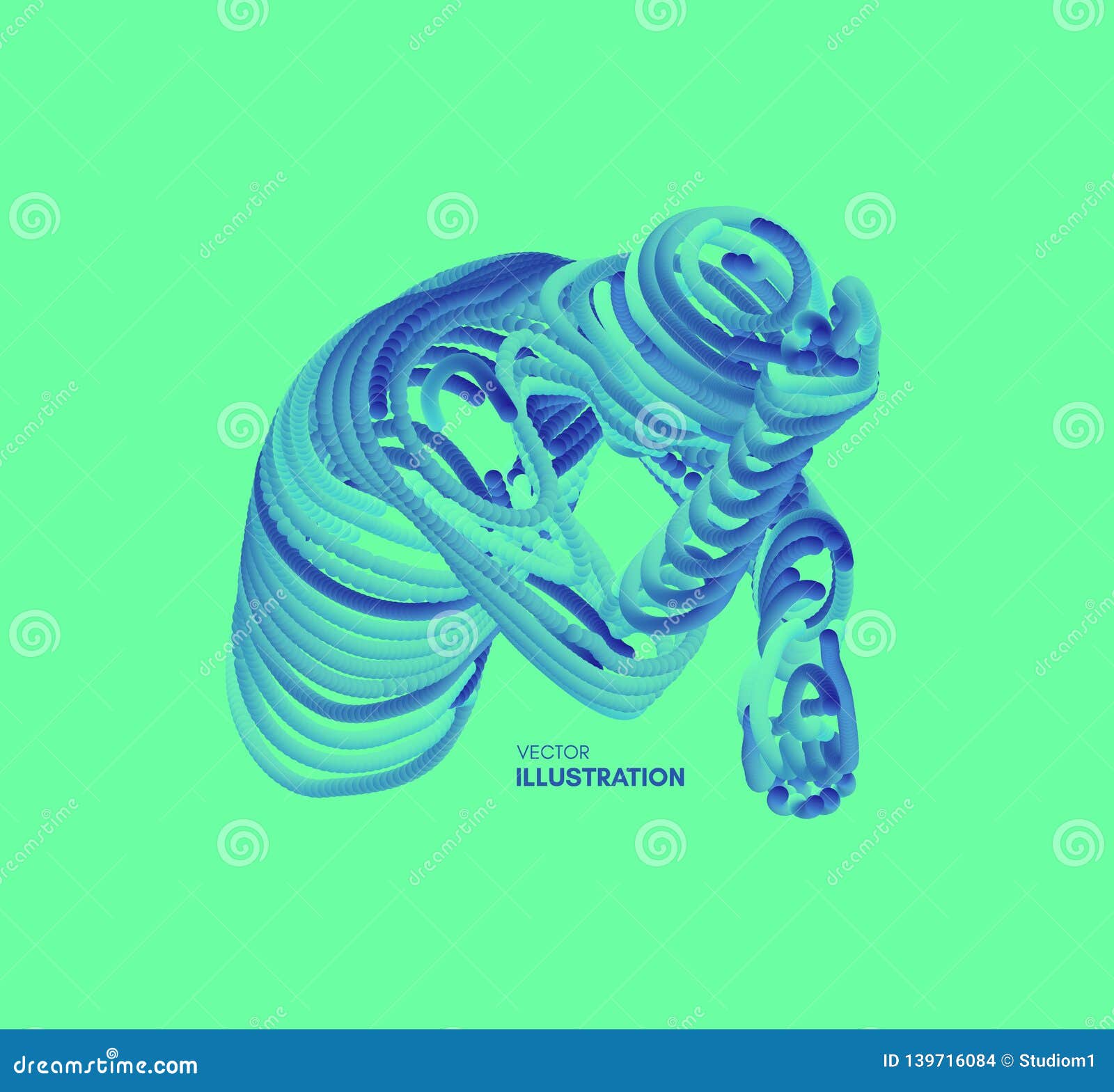 Thinker Thinking Man Pose Cartoon Vector | CartoonDealer.com #73903551