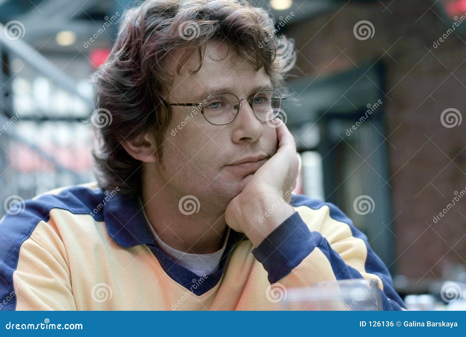 Man thinking stock photo. Image of think, intelligent, success - 126136