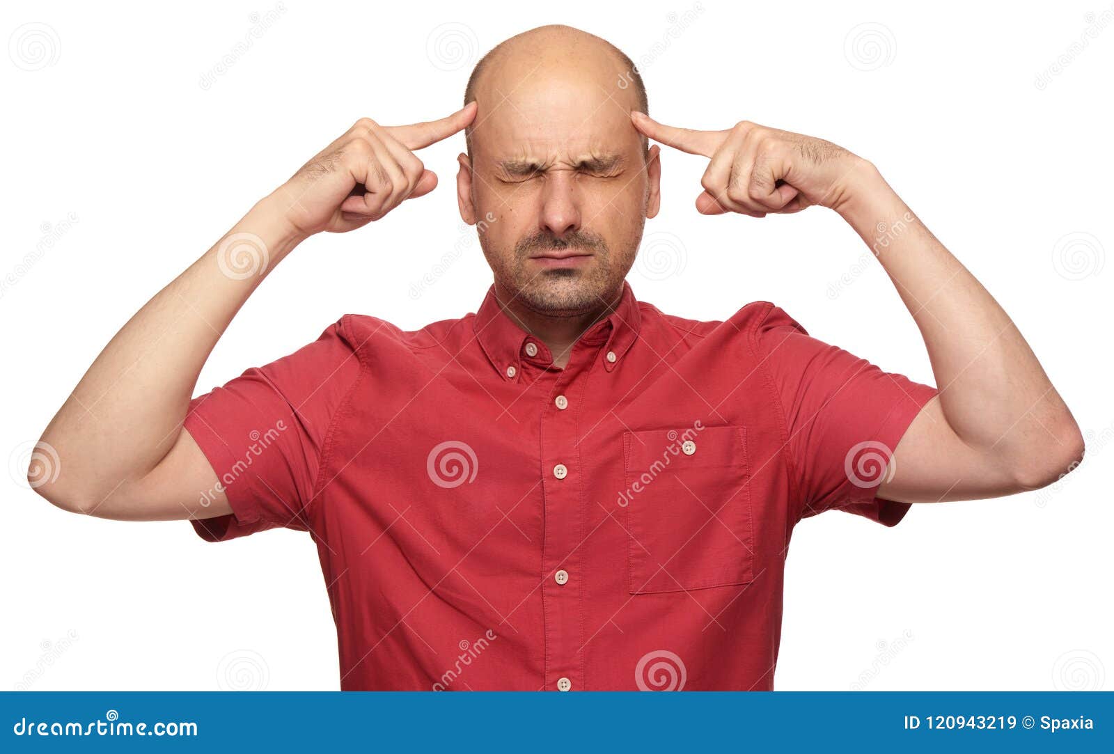 Person Thinking Hard