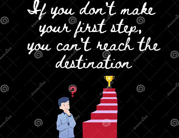 Man Thinking How To Take First Big Step To Make Success - 1 Stock ...