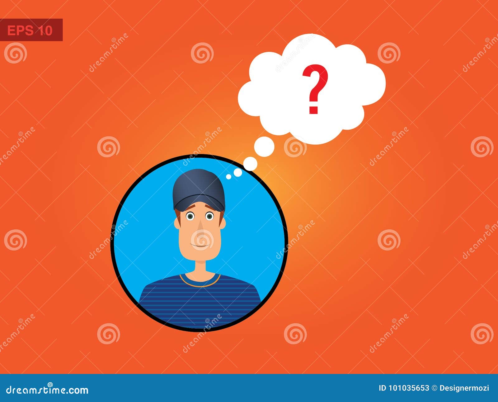 Man face close up stock vector. Illustration of latest - 101035653