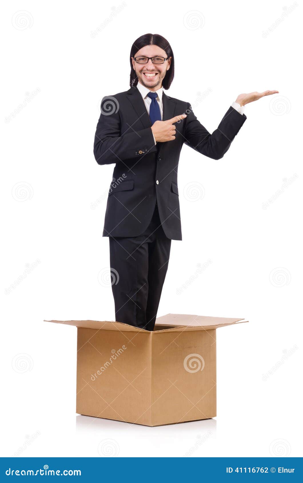 Man in thinking stock photo. Image of cargo, service - 41116762