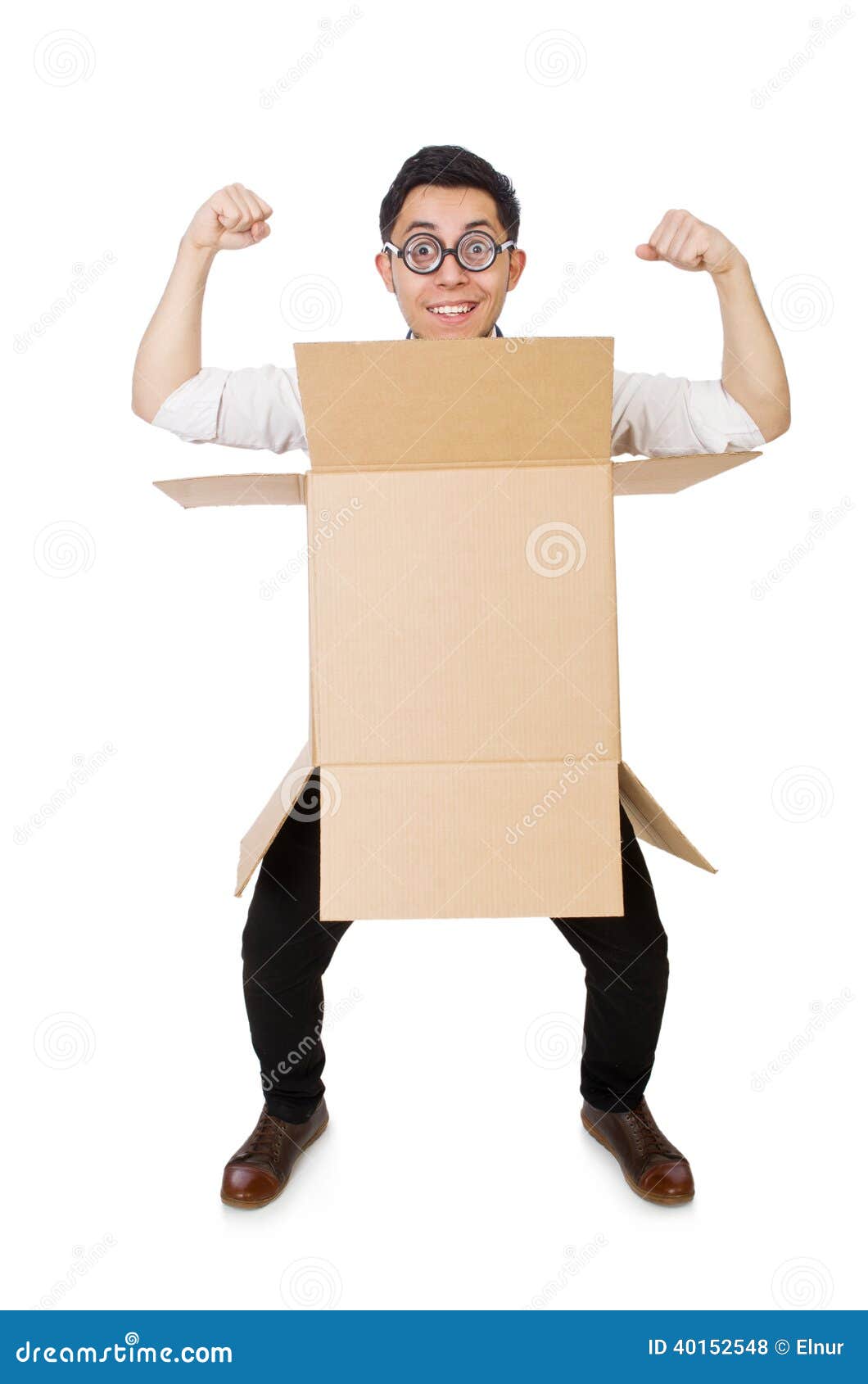 Man in thinking outside stock photo. Image of service - 40152548