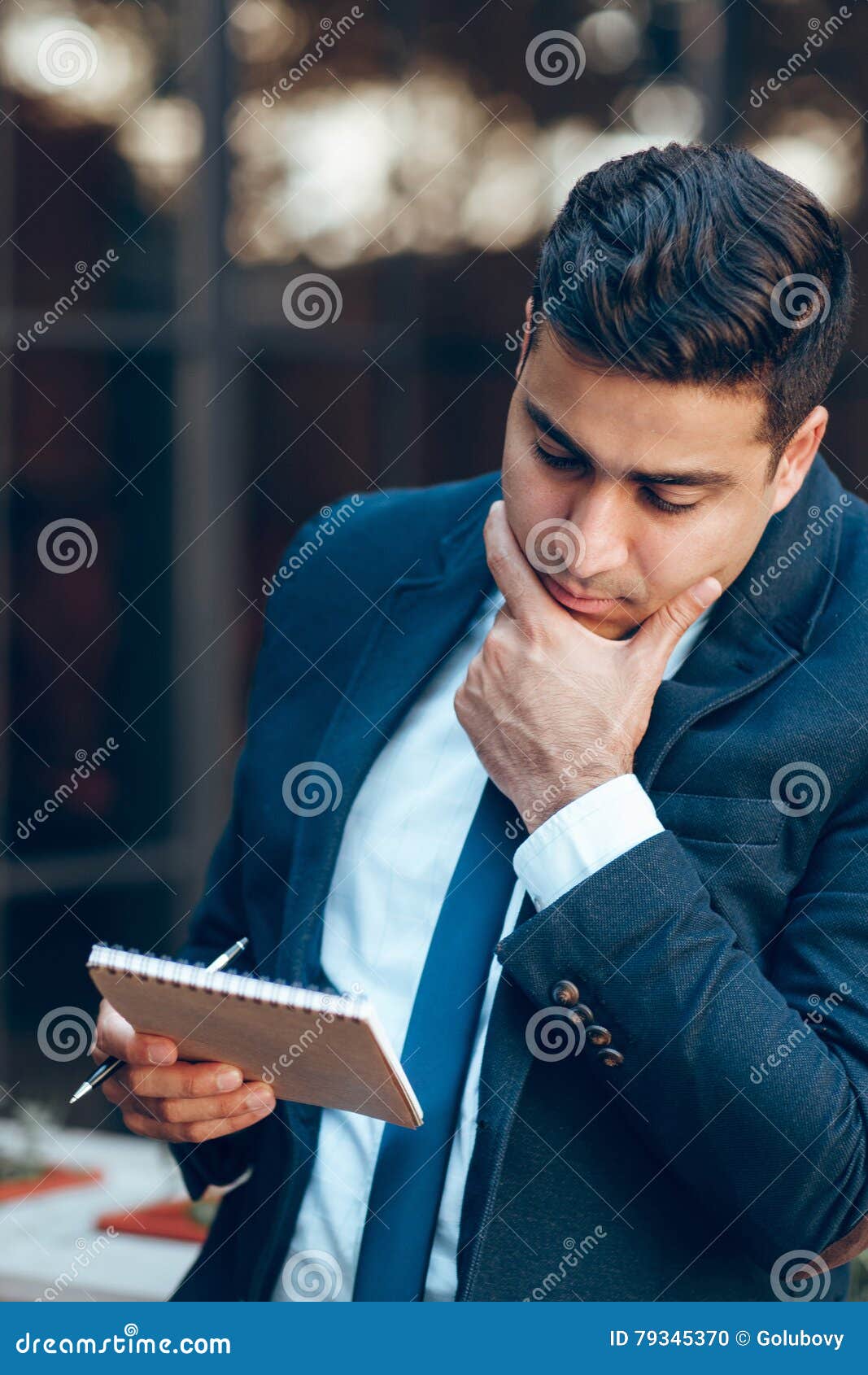 Man Thinking Over Difficult Problem Stock Photo - Image of guess, doubt ...