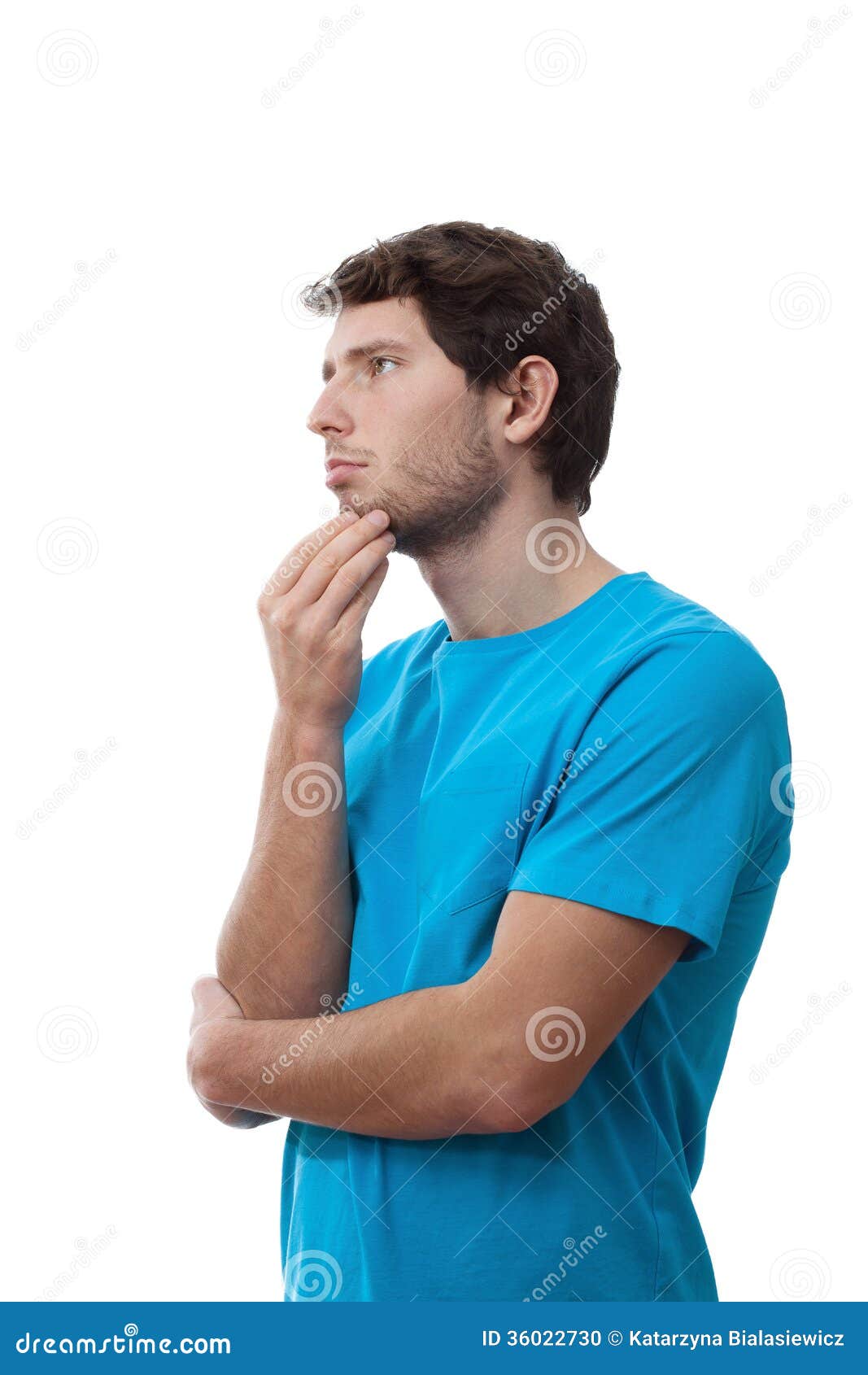 Man thinking stock photo. Image of clueless, people, adult - 36022730