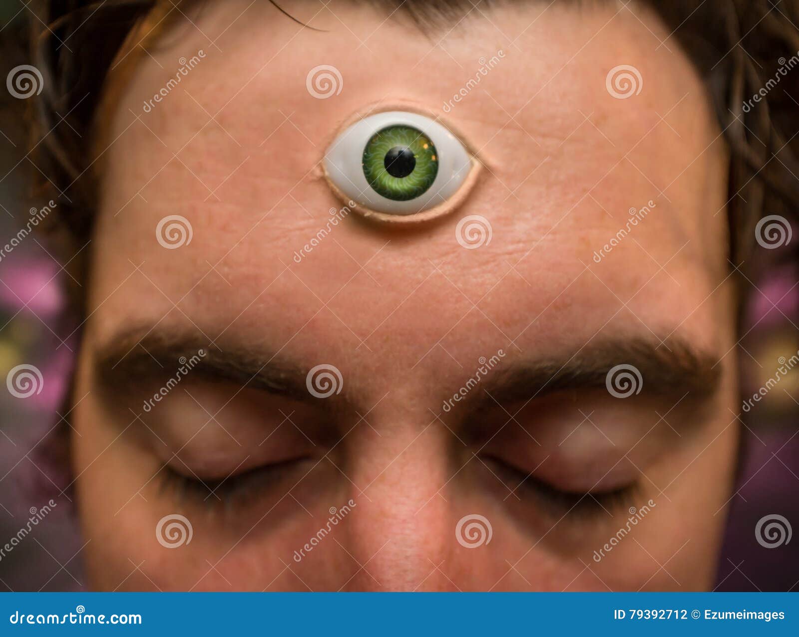 Man Third Eye stock photo. Image of horoscope, sight - 79392712