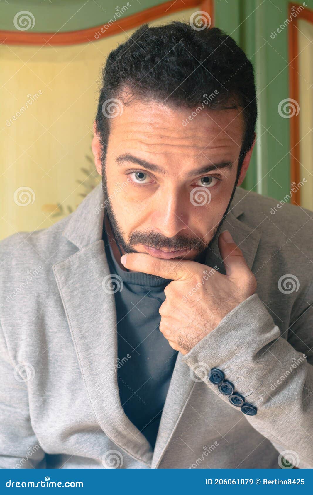 Man Thoughtful of the Work he is Doing - Boy Pensive while Reflecting ...