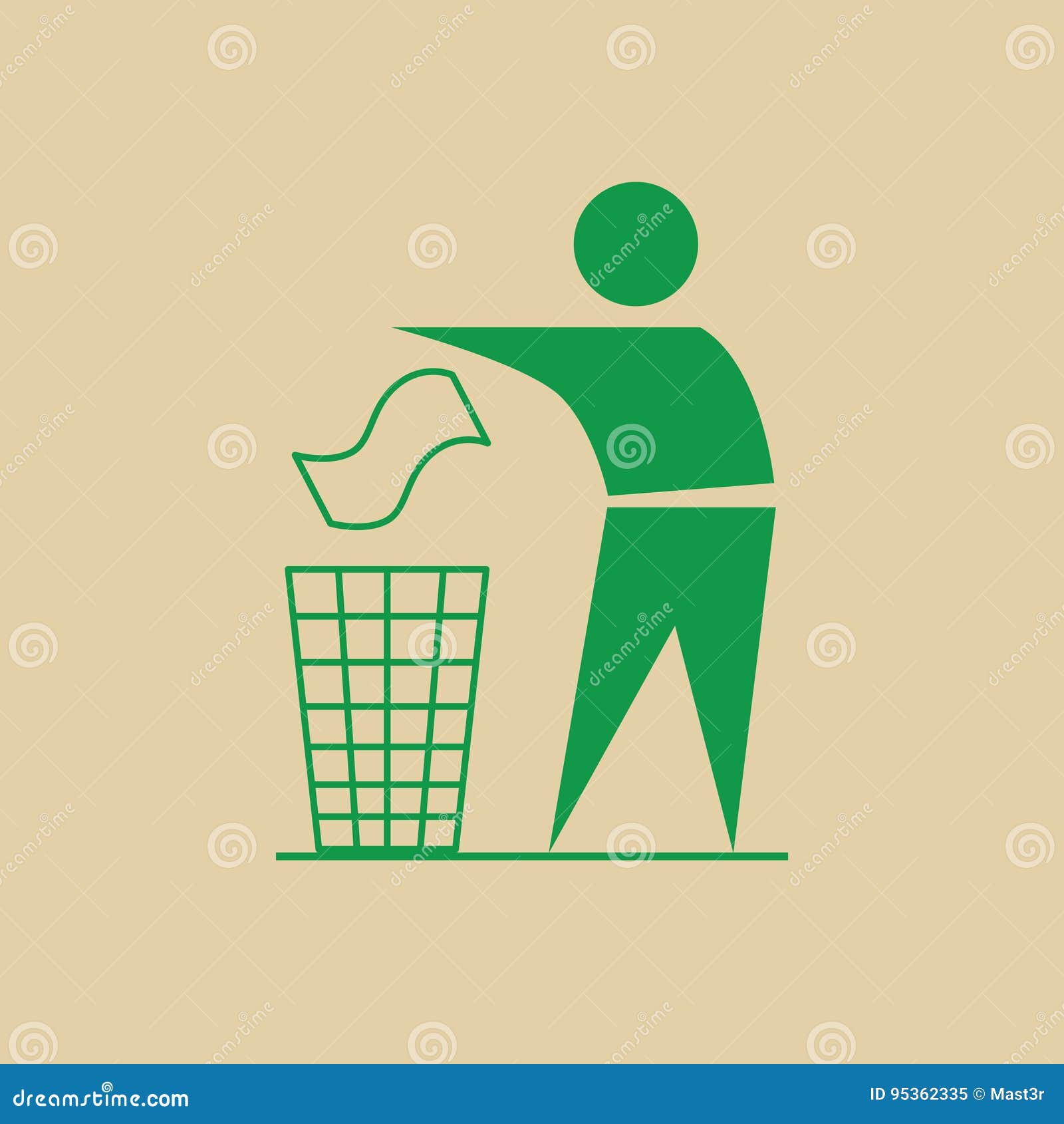 Recycle Man Logo Vector