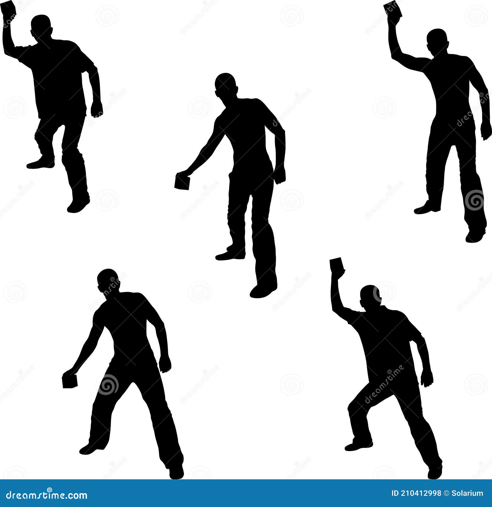 Man Throwing stock vector. Illustration of isolated - 210412998