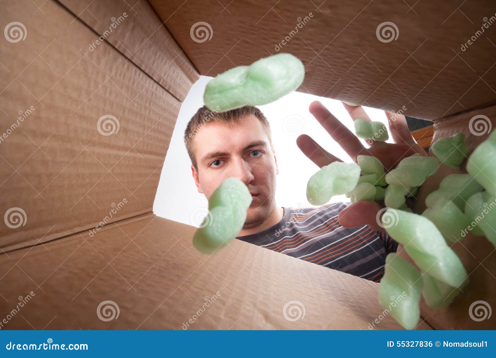 Man Throwing Waste in the Box Stock Photo - Image of refuse, pollution ...