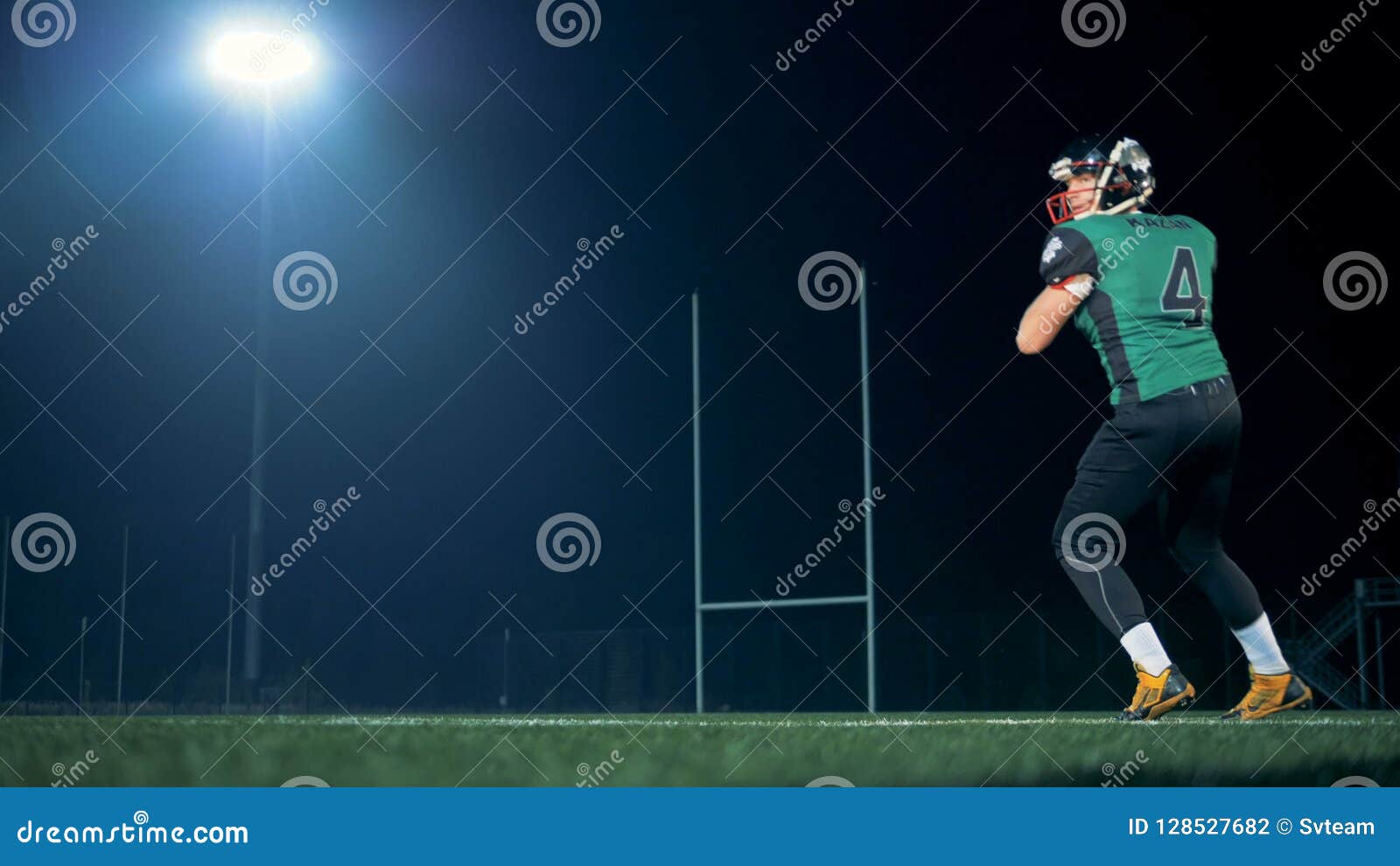 Rugby Player Throwing a Ball, Close Up. Stock Footage - Video of ...