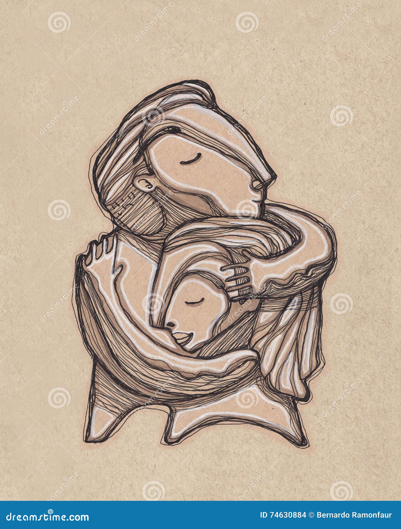 Man Tied with Ropes Illustration Stock Illustration - Illustration of ...