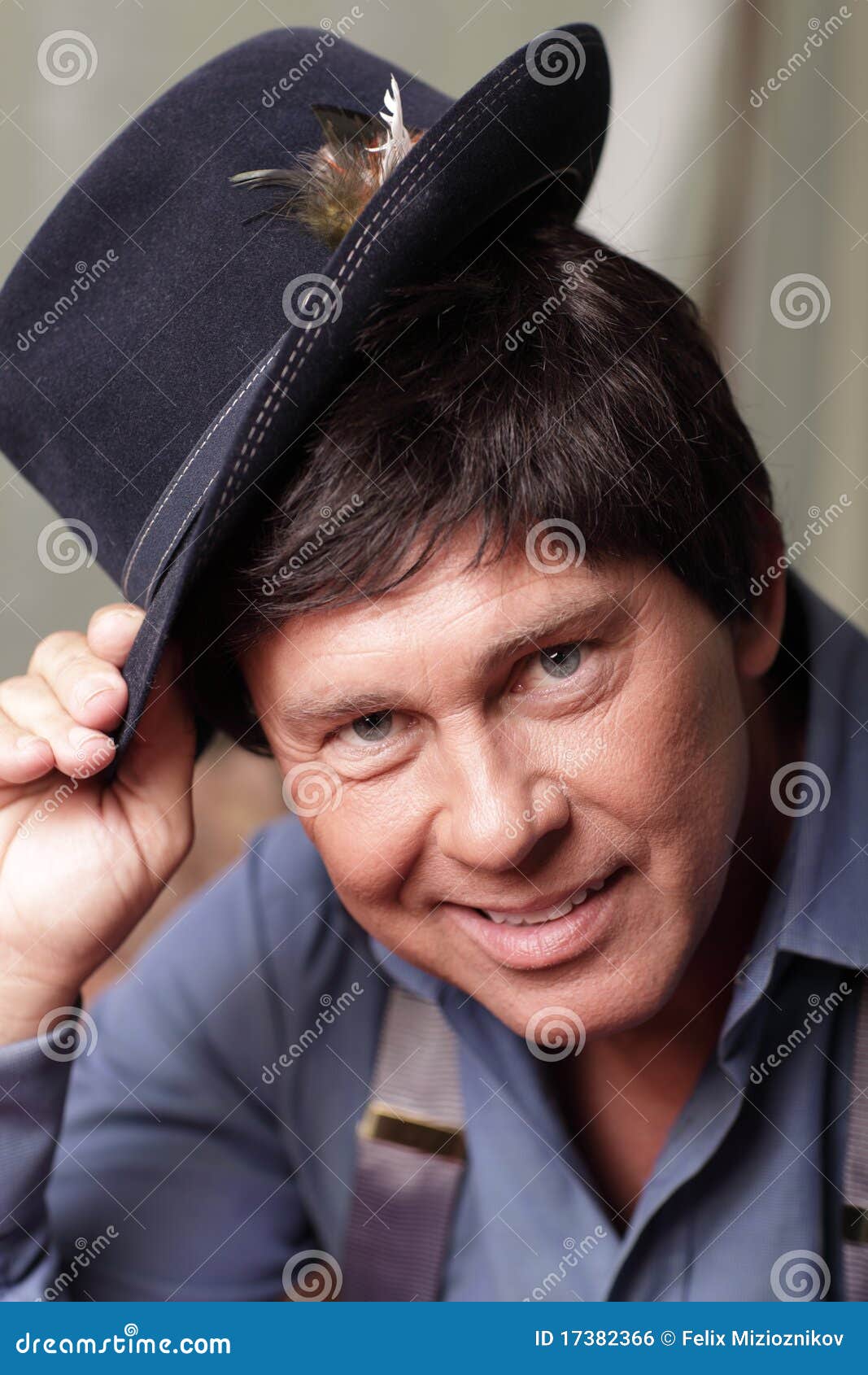 Man tipping his hat stock photo. Image of character, white - 17382366