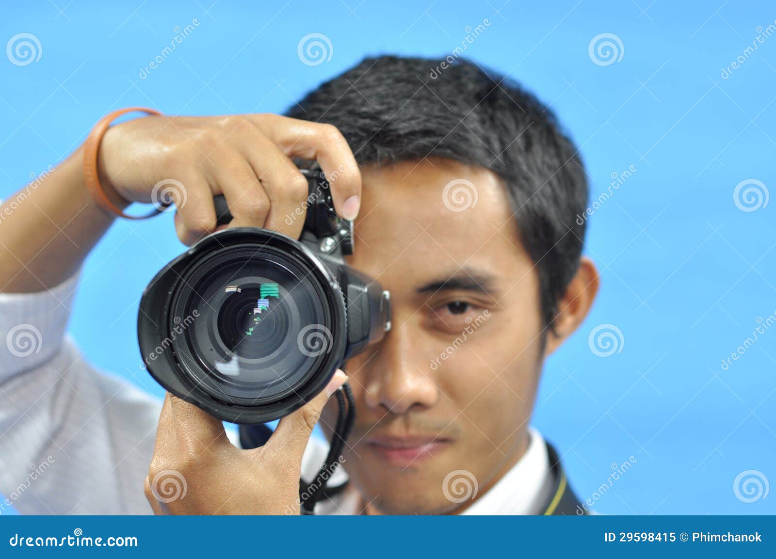 Man to taking a photo stock image. Image of camera, student - 29598415