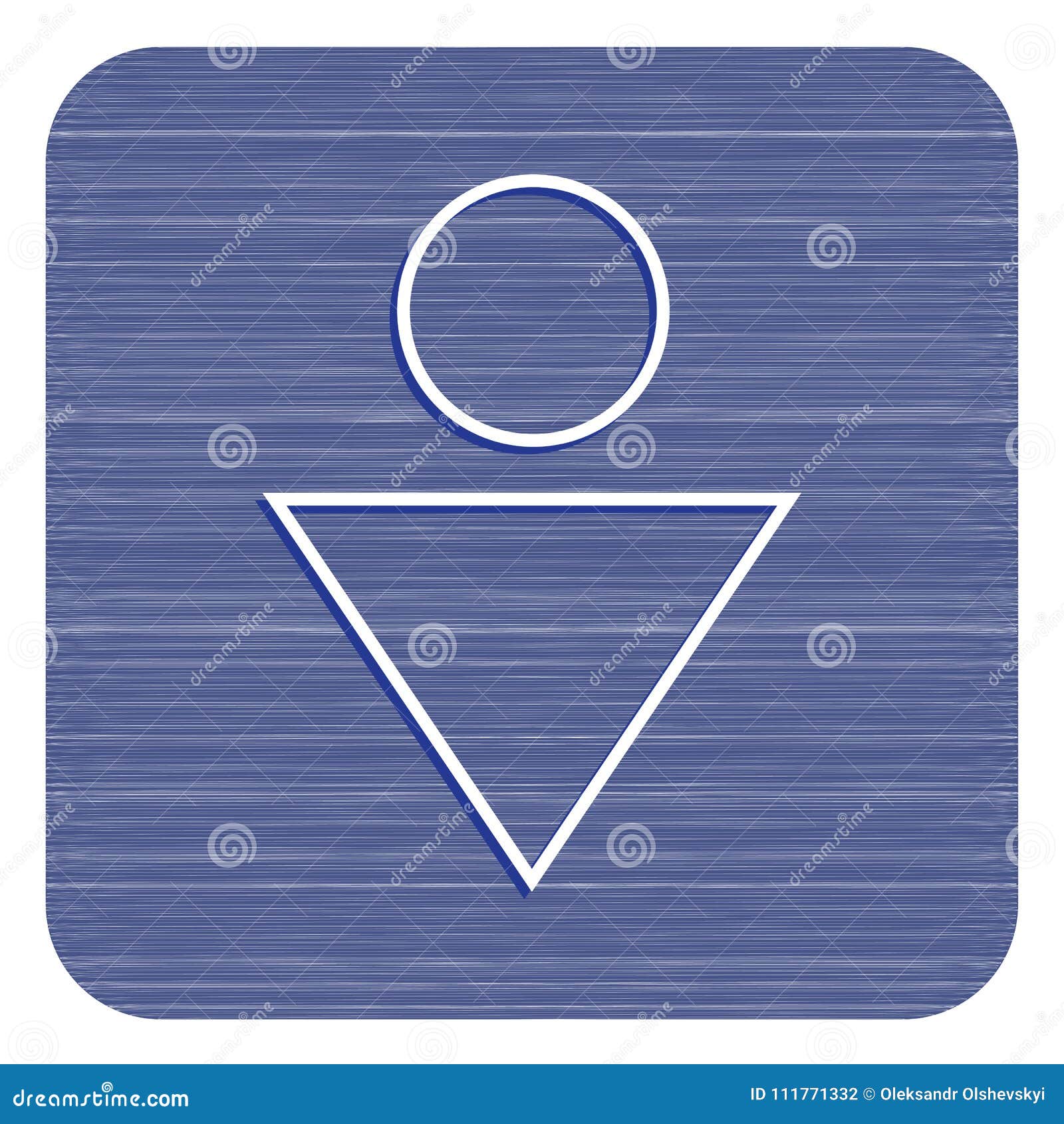 Man Toilet icon stock vector. Illustration of gentleman - 111771332