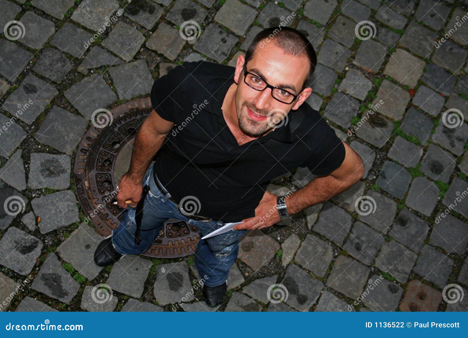 Man from top stock photo. Image of adult, model, male - 1136522